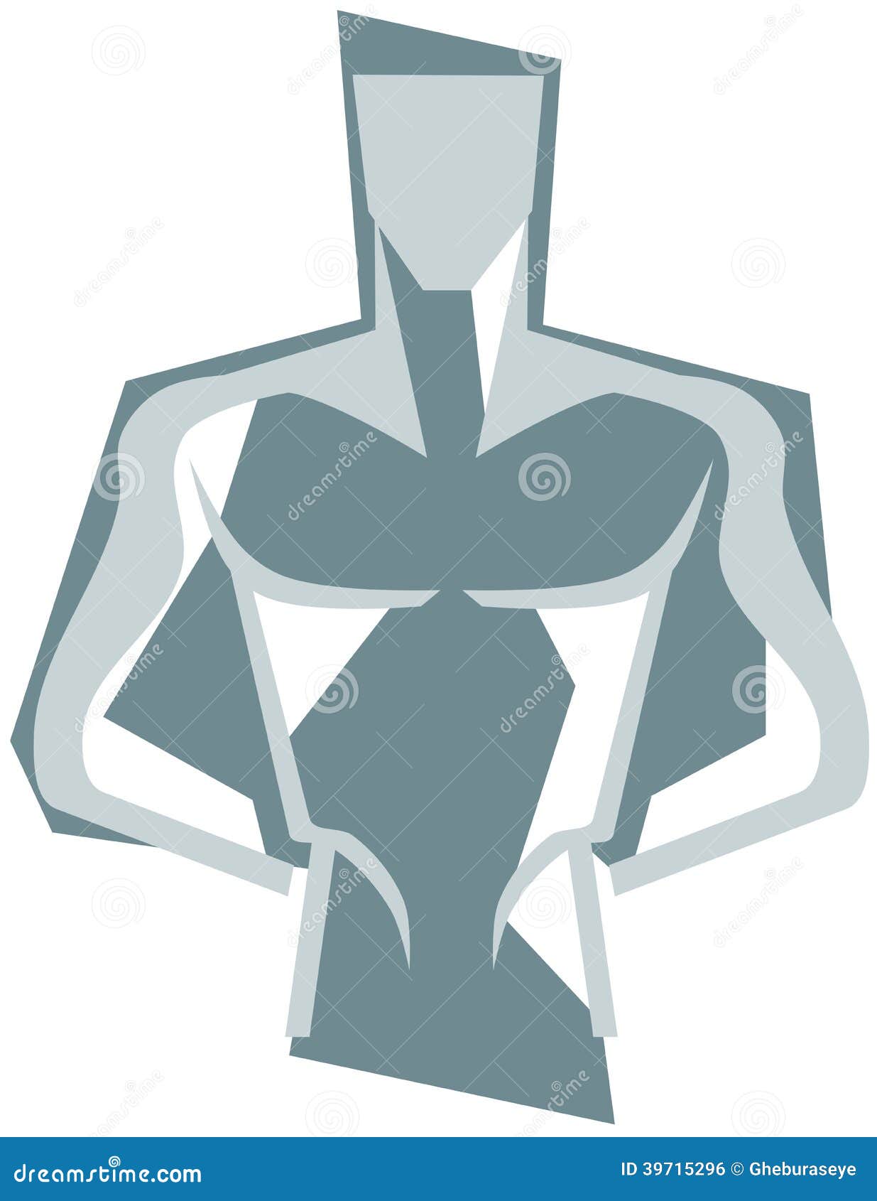 Artistic Stylized Man Isolated Stock Vector - Illustration of black ...