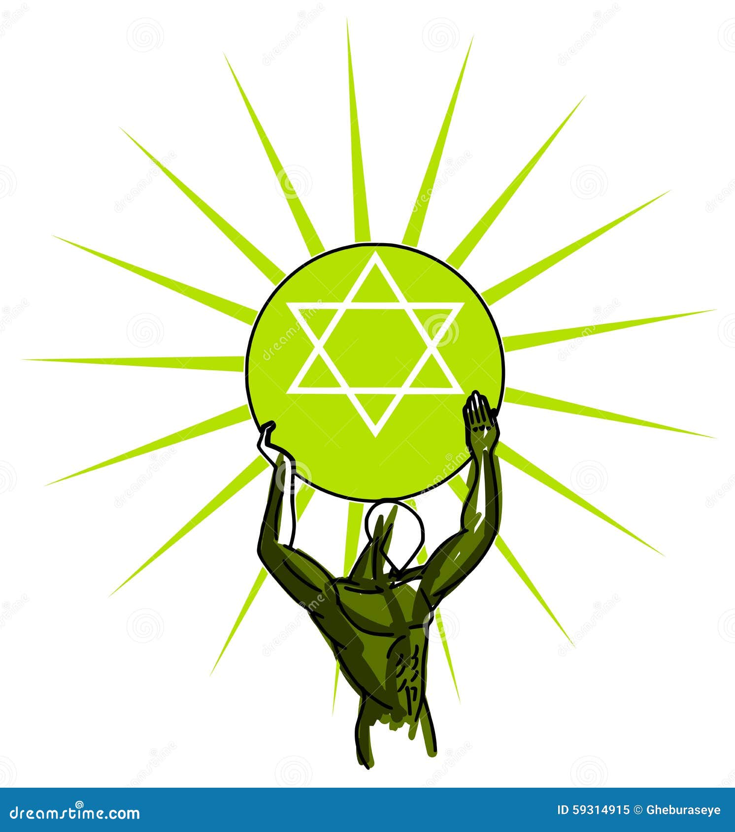 King David Logo Vector Illustration | CartoonDealer.com #162636844