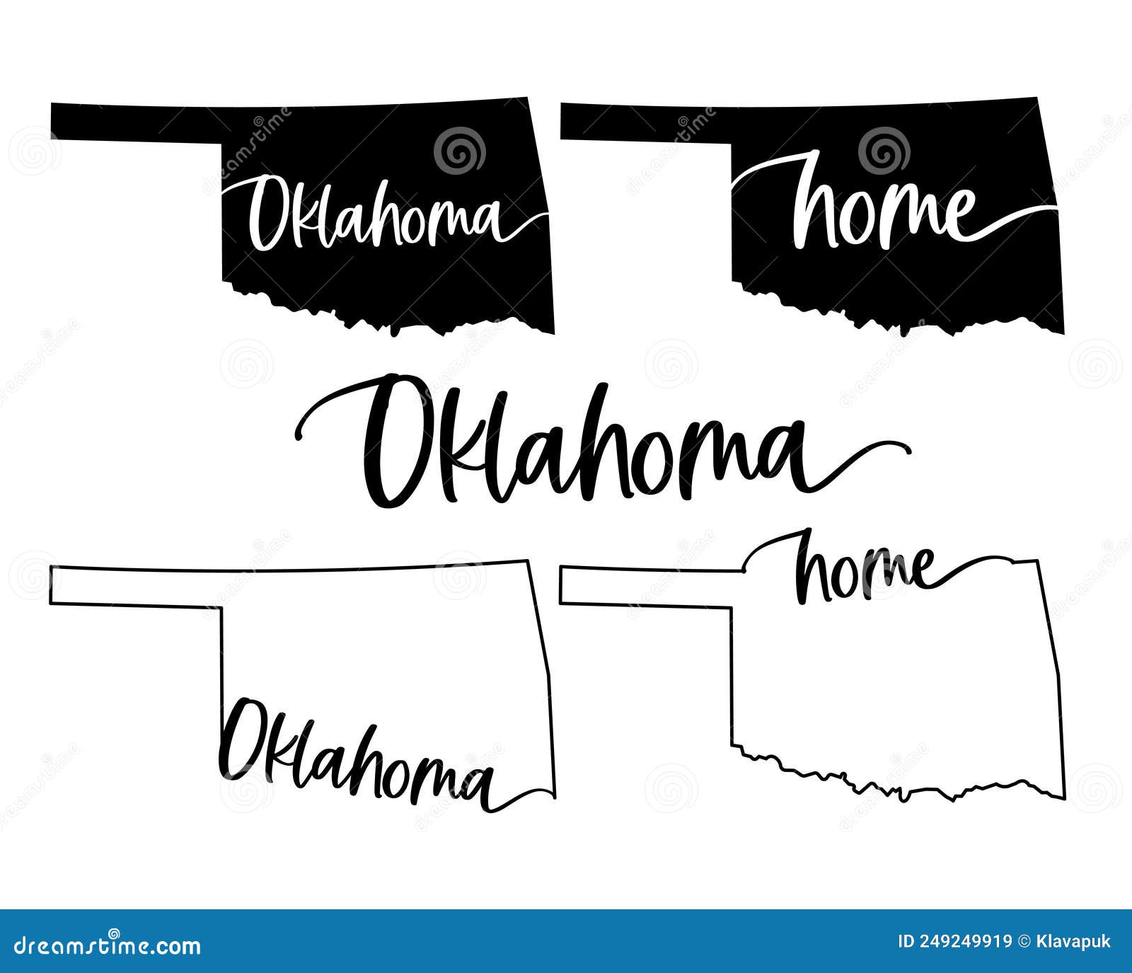 Stylized map of the U.S stock vector. Illustration of inscription ...