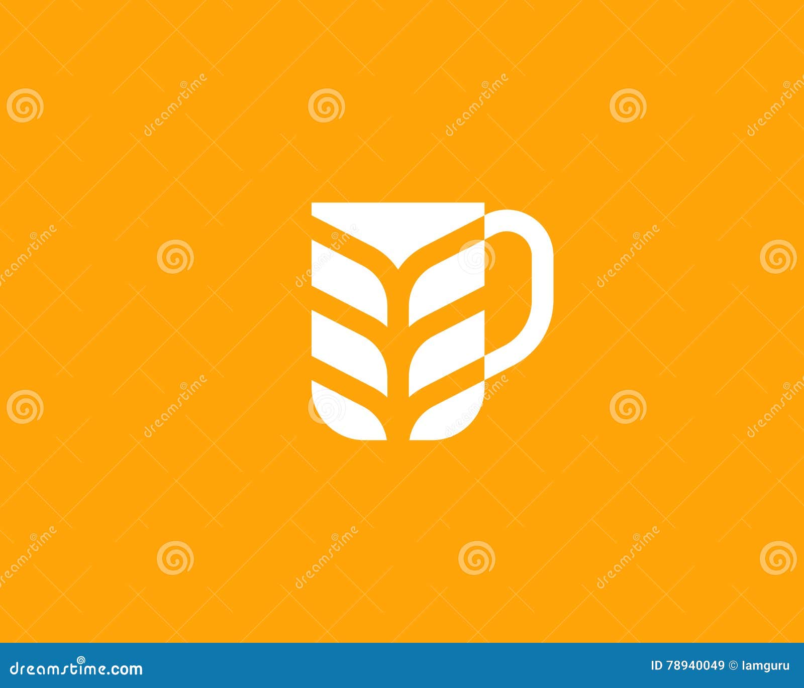 Stylized Mug of Beer Shape. Idea Creative Concept. Stock Vector ...