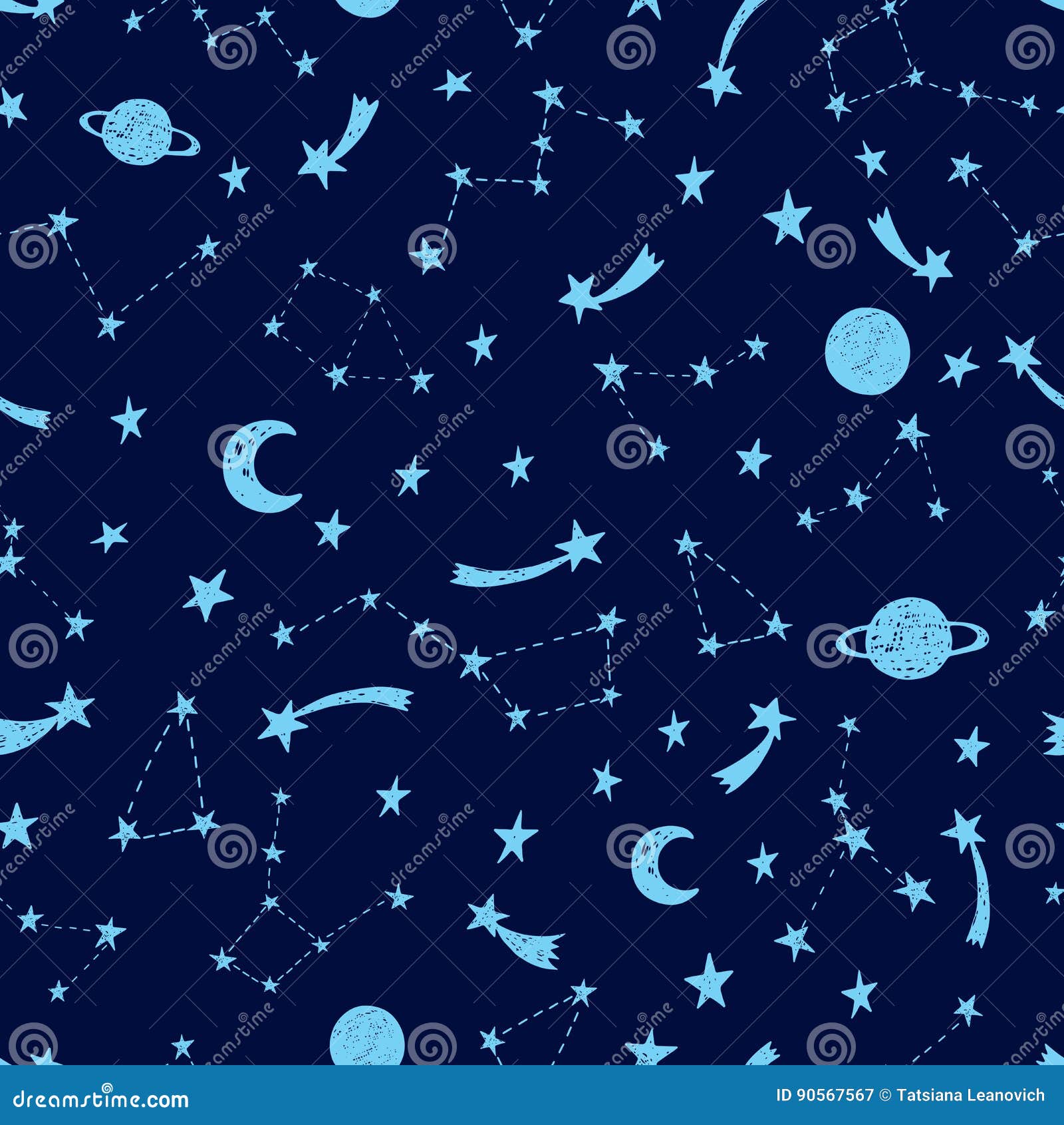 Stylized Night City Silhouette Drawing Vertical View Vector ...