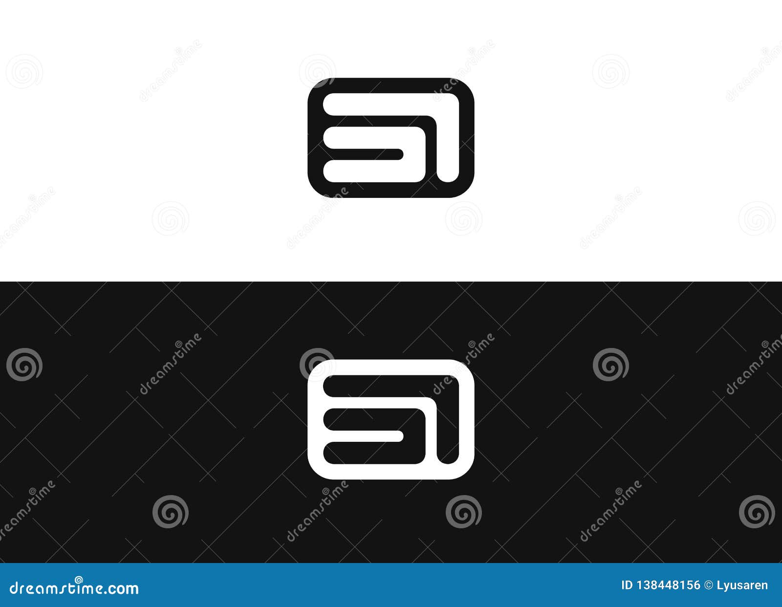 Stylized Number Three Logo, Vector Sign Number 3 Stock Illustration ...