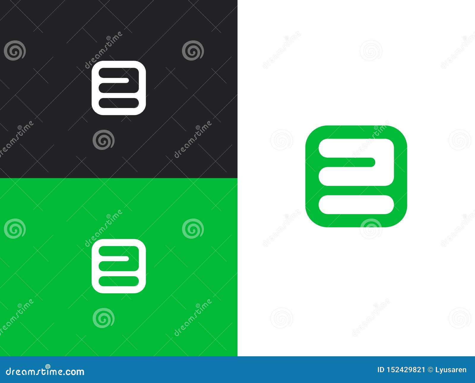 Stylized Number Three Logo, Vector Sign Number 3 Stock Illustration ...