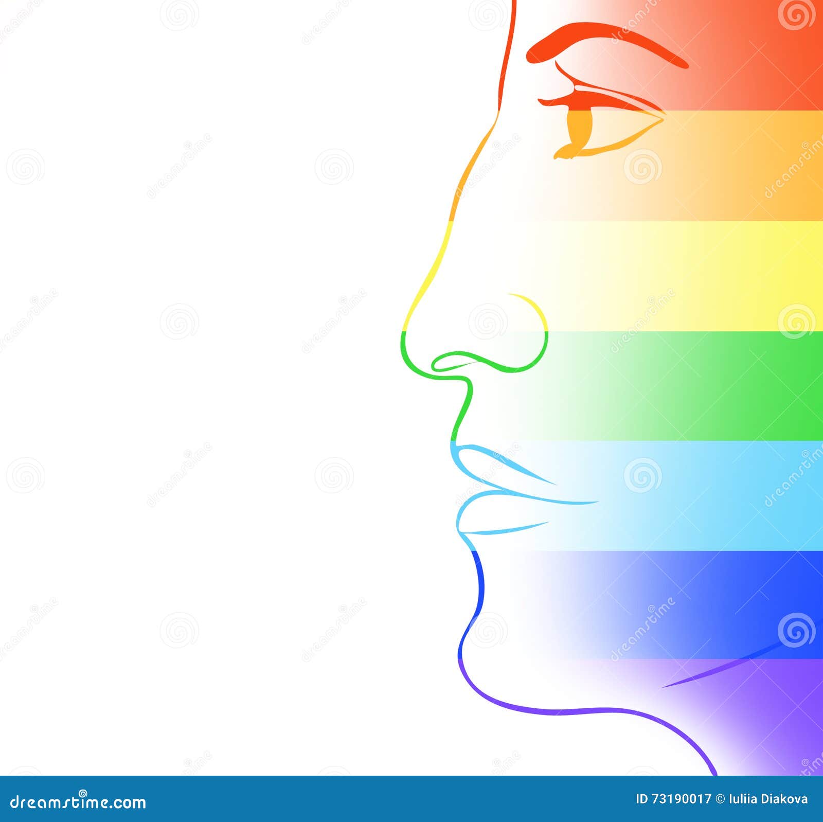 Stylized Pattern Profile with LGBT Community Stock Illustration ...