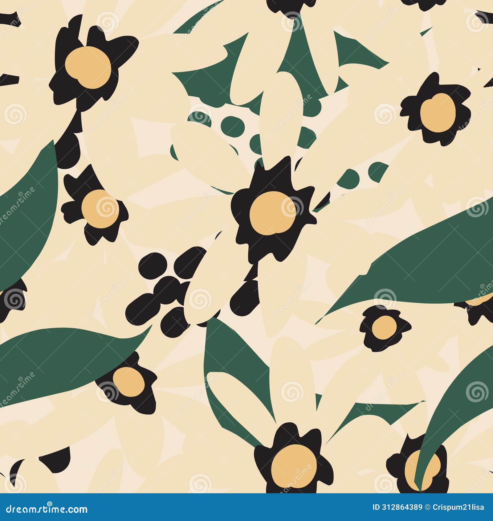 Stylized Pink Daisy Seamless Pattern Stock Vector - Illustration of ...