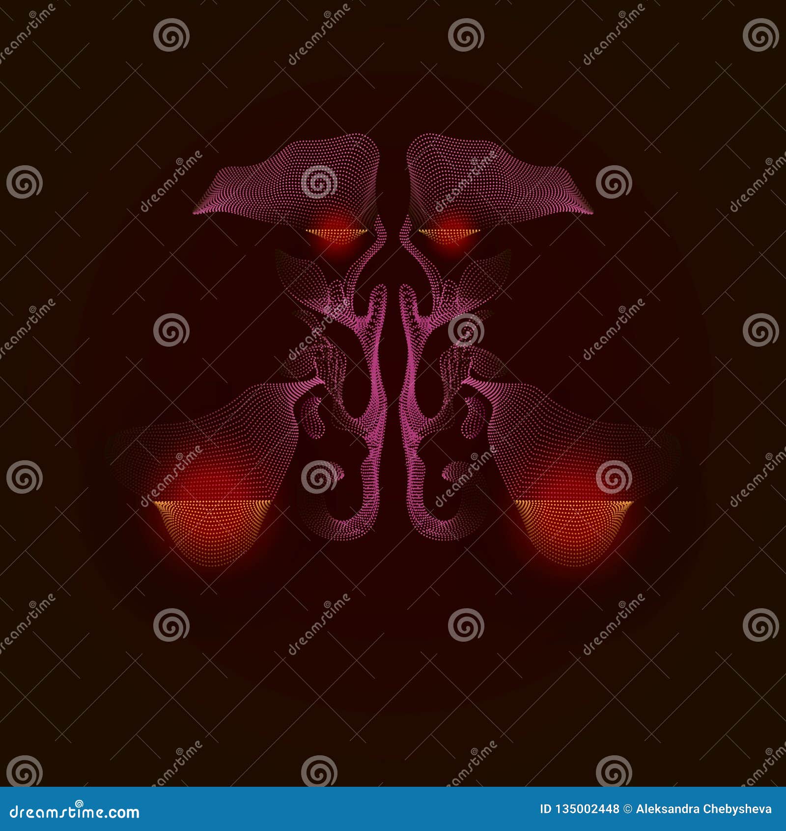 Stylized from Points of the Maxillary Sinuses with a Point of Pain and ...