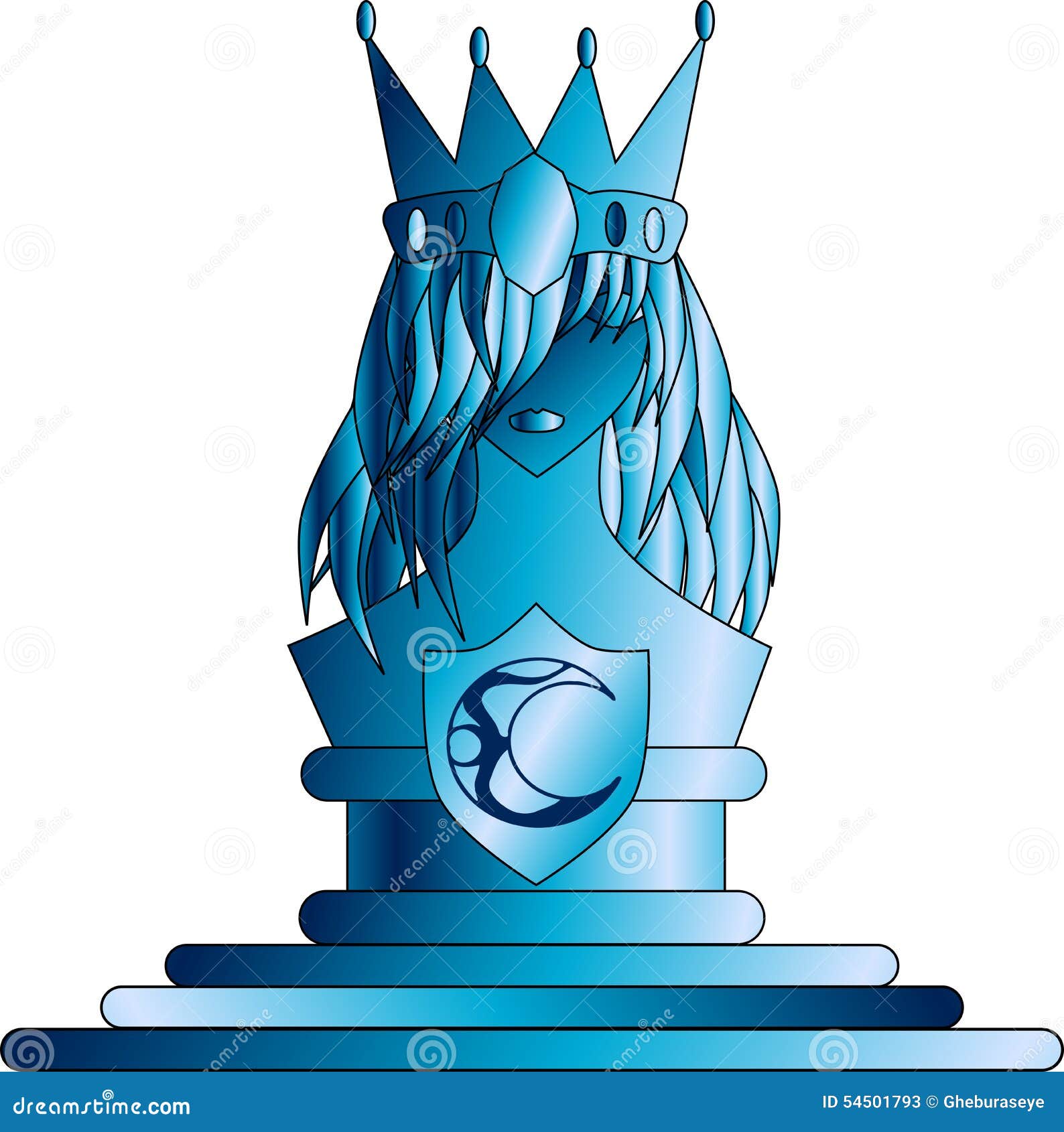 Stylized Queen With Compass Rose Stock Photo | CartoonDealer.com #58017690