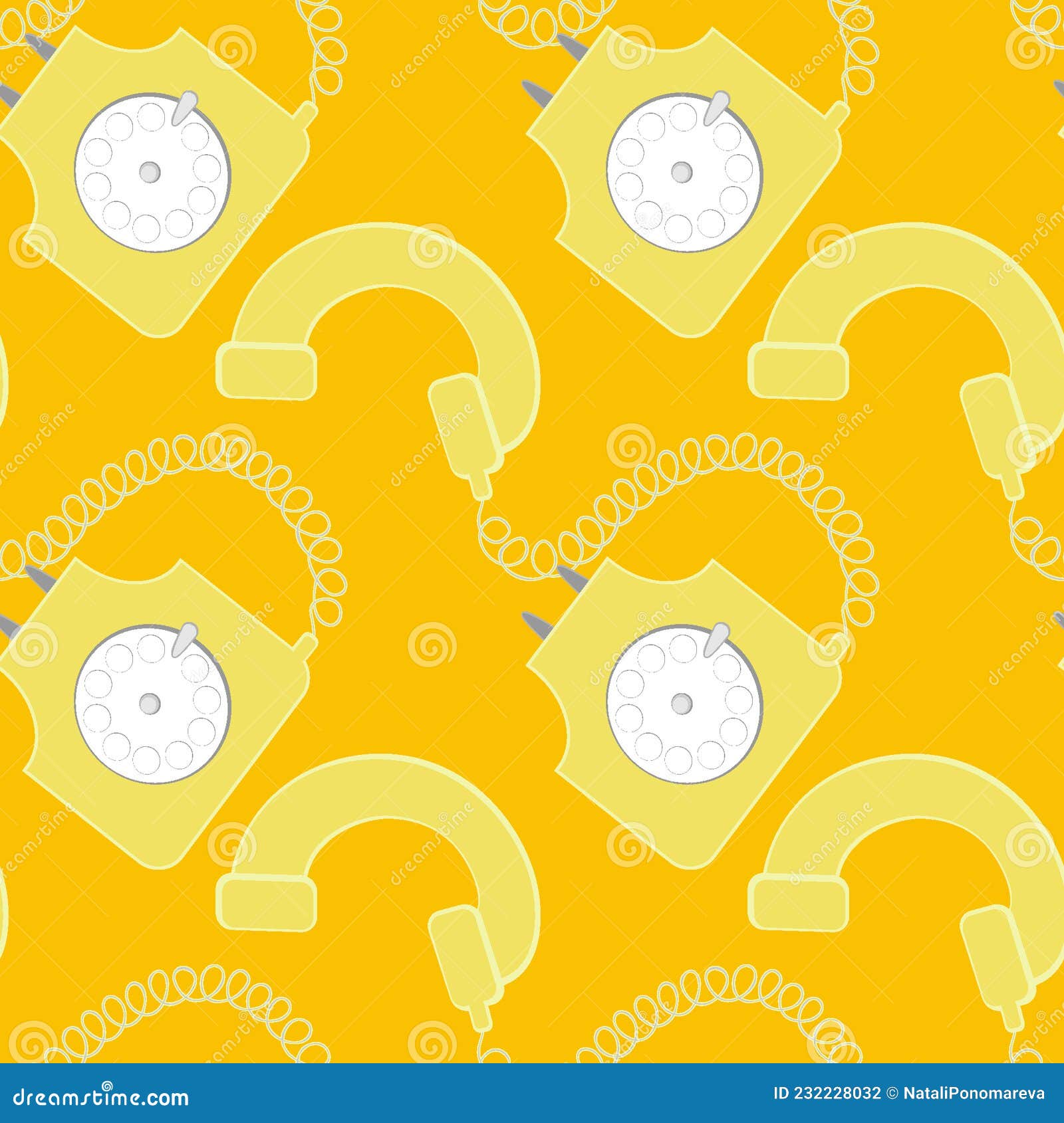 Stylized Rare Disc Phones - Graphics. Communication, Conversation ...