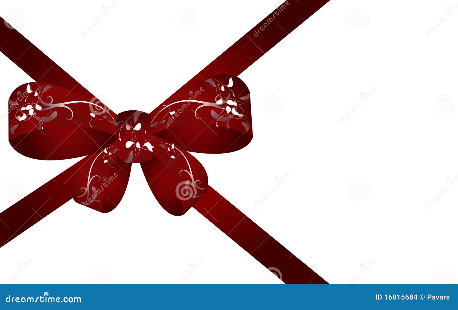 Stylized red bow stock vector. Illustration of knot, greeting - 16815684