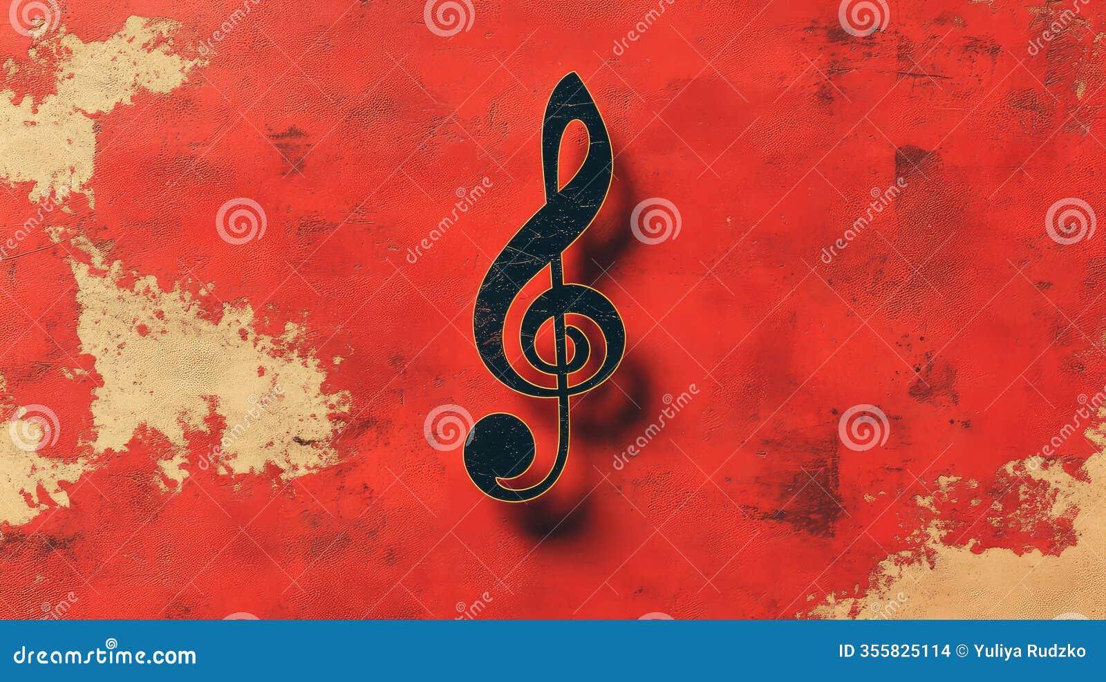 Stylized Representation of a Treble Clef - Iconic Musical Symbol Set ...