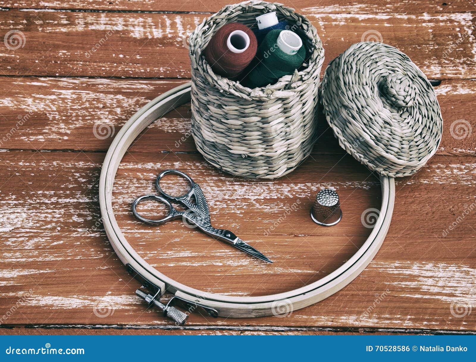 Stylized Retro Photo Objects for Embroidery and Needlework Stock Photo ...