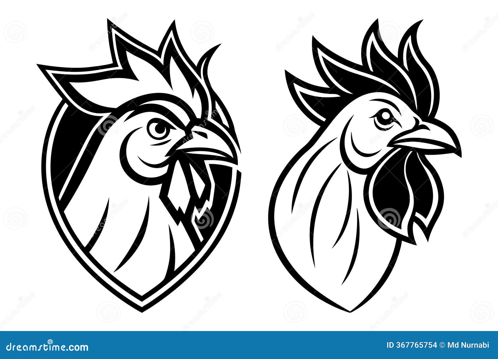A Stylized Rooster Silhouette Highlights The Digestive System With A ...