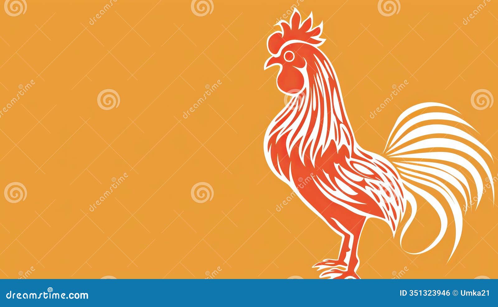 A Stylized Rooster Silhouette Highlights The Digestive System With A ...