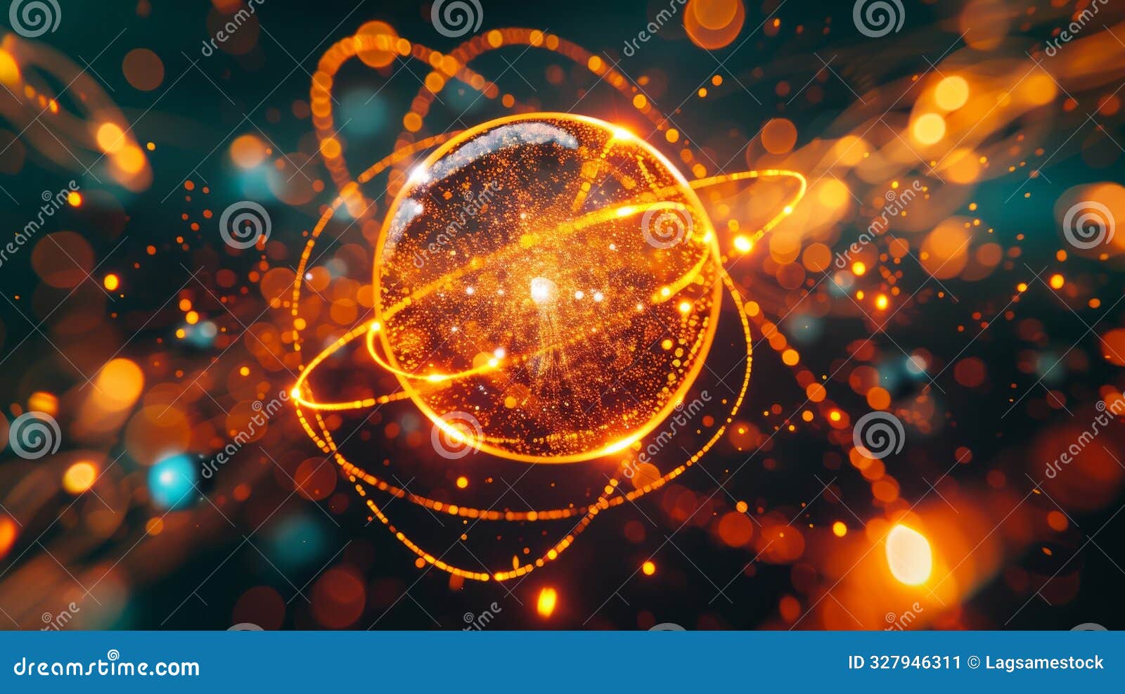 Stylized Quantum Field Theory In Curved Space Time. High Tech Digital ...