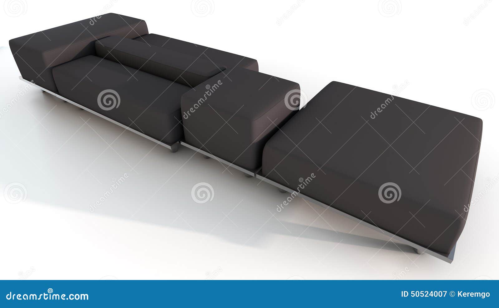 Sectional Sofa Cartoon Vector | CartoonDealer.com #37807033