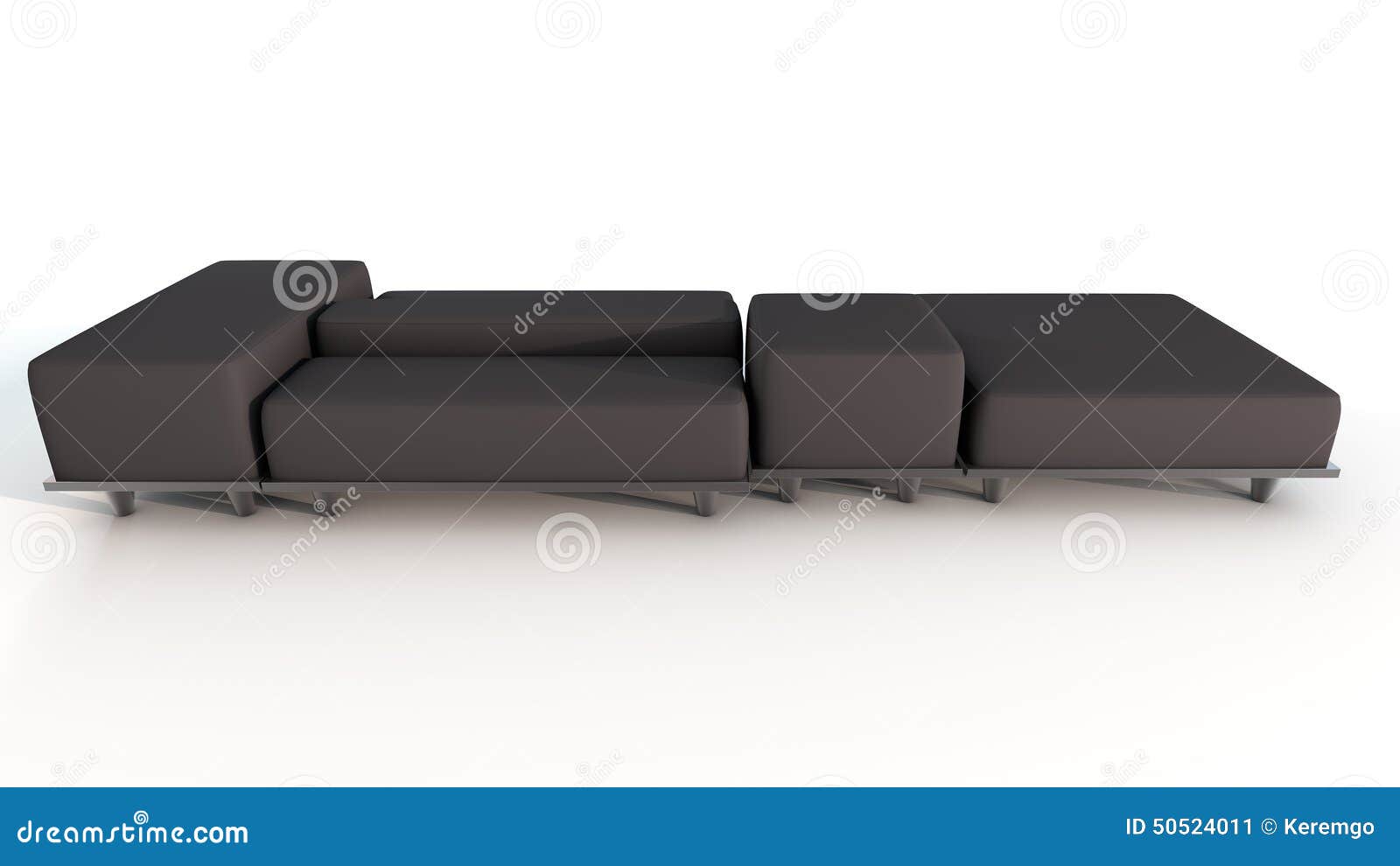 Sectional Sofa Cartoon Vector | CartoonDealer.com #37807033