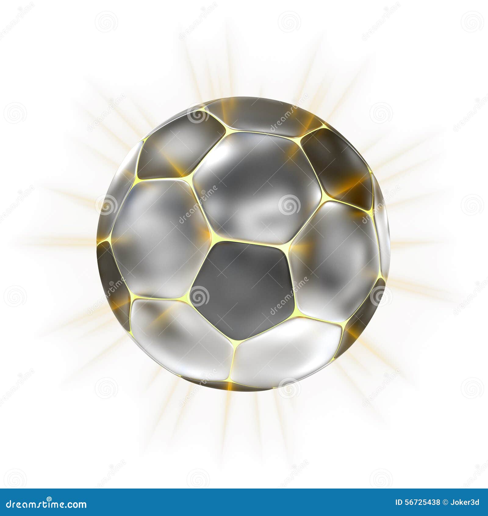 Stylized Soccer Football stock illustration. Illustration of ...