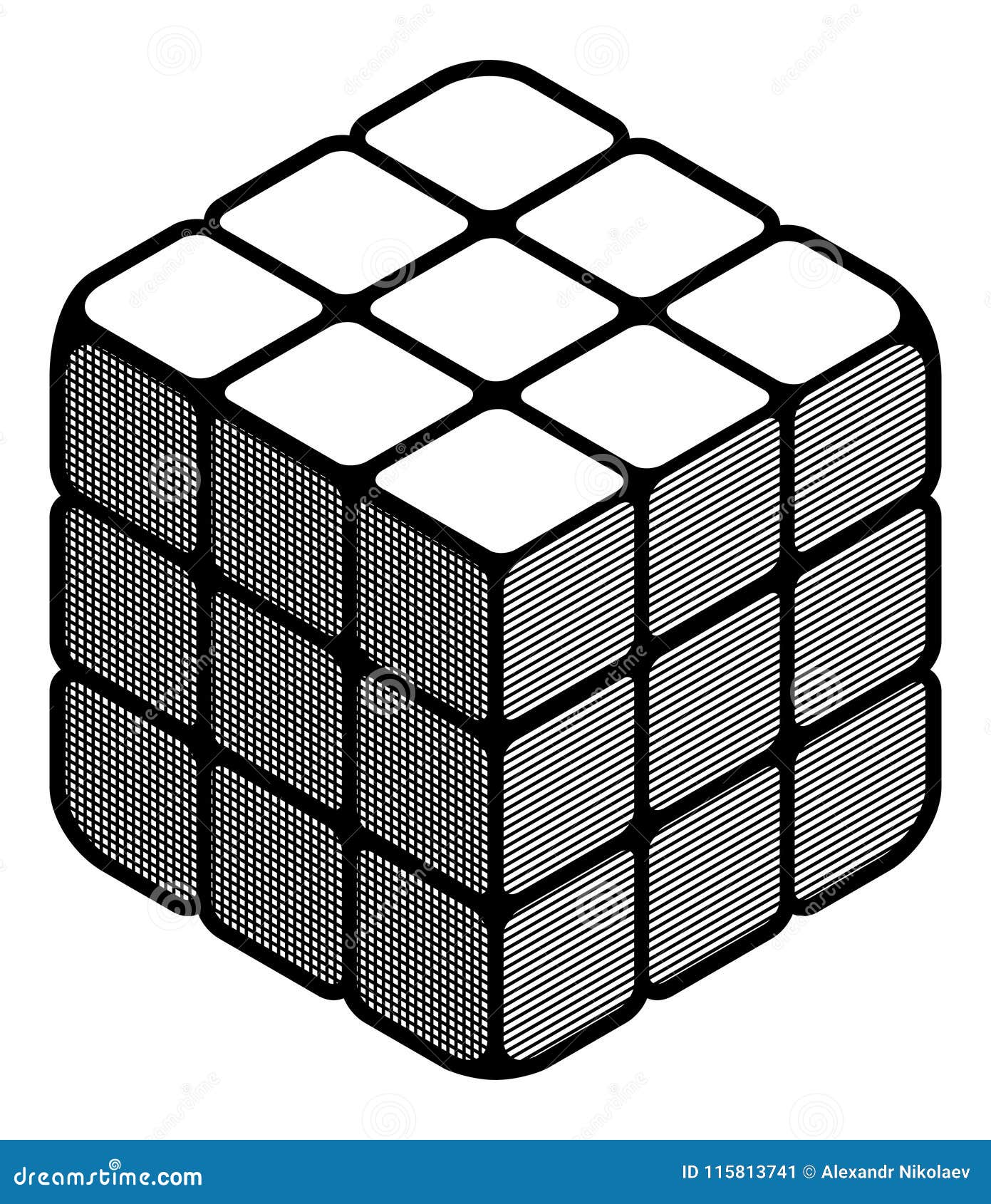 Stylized solved cube editorial photo. Illustration of construction ... Stylized solved cube editorial photo. Illustration of construction ...
