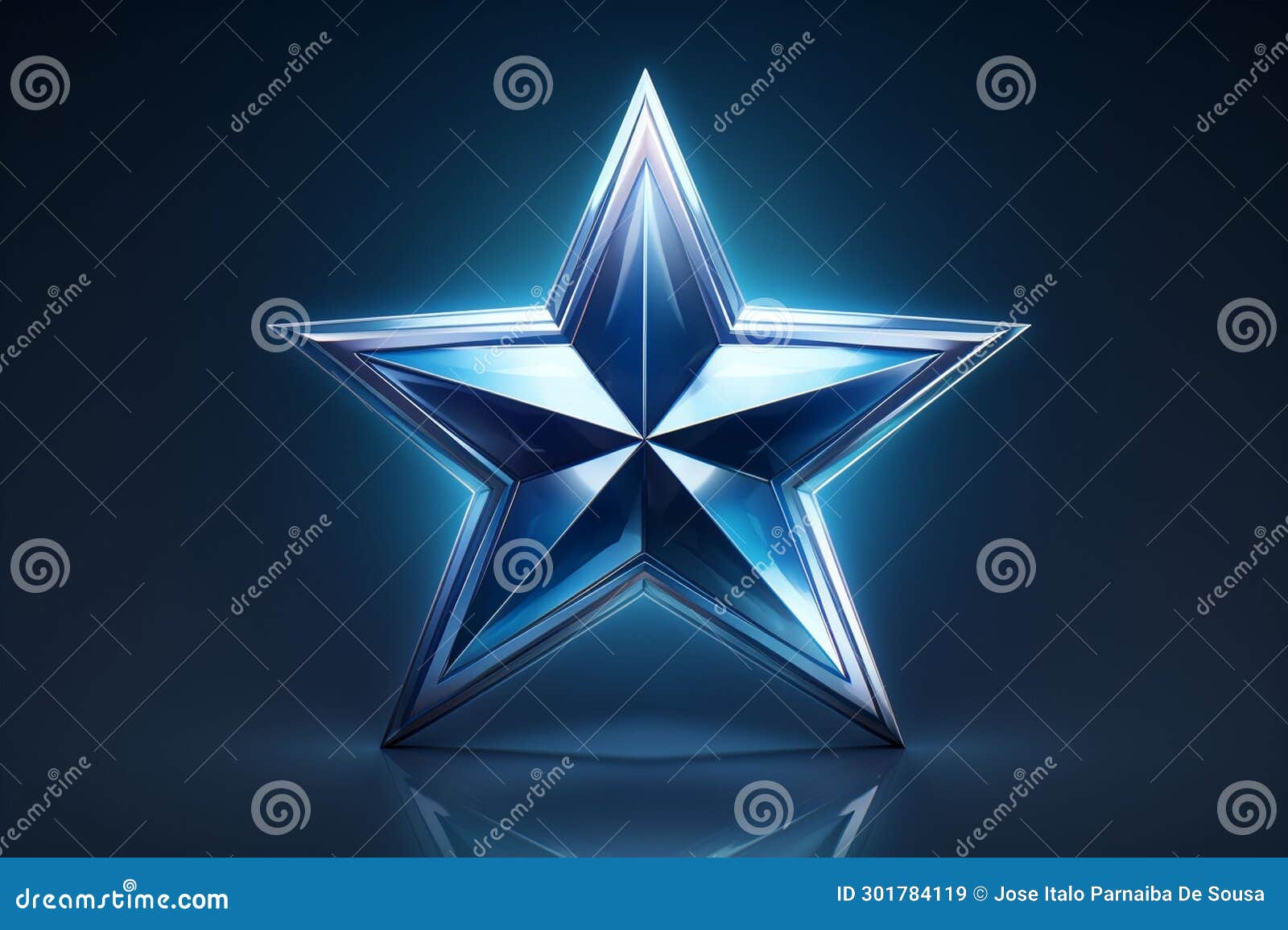 Stylized Star Icon with a Modern and Sleek Stock Illustration ...
