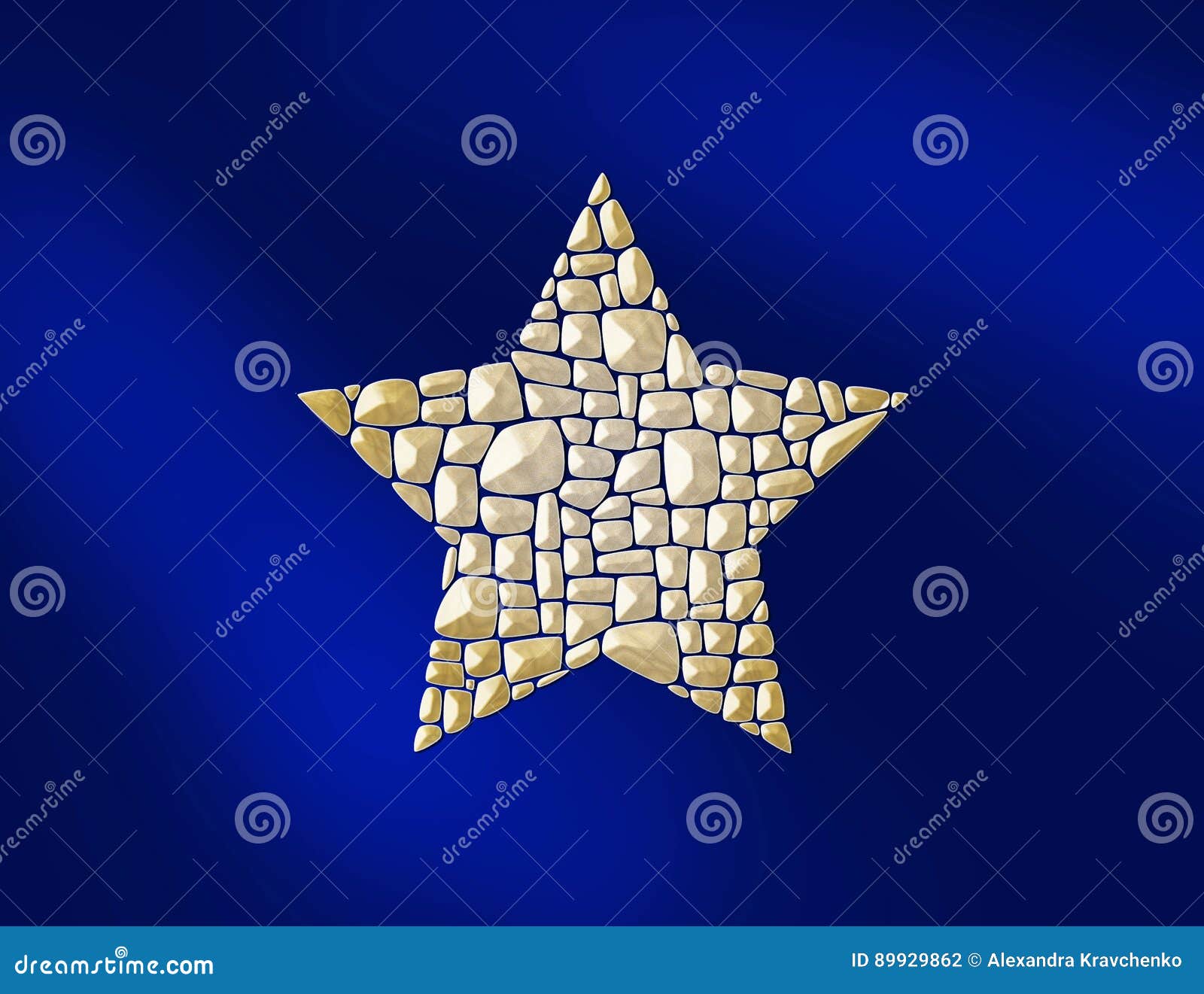 Stylized star symbol stock illustration. Illustration of metal - 89929862