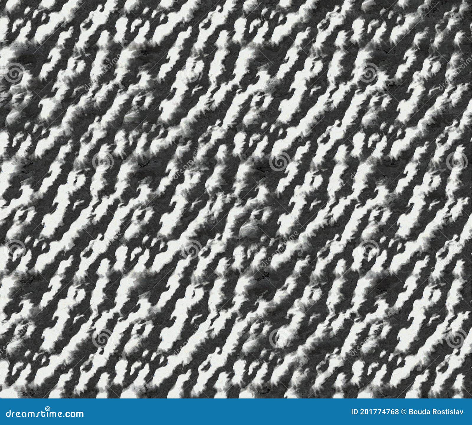 Stylized Storm Pattern in the Clouds Stock Illustration - Illustration ...