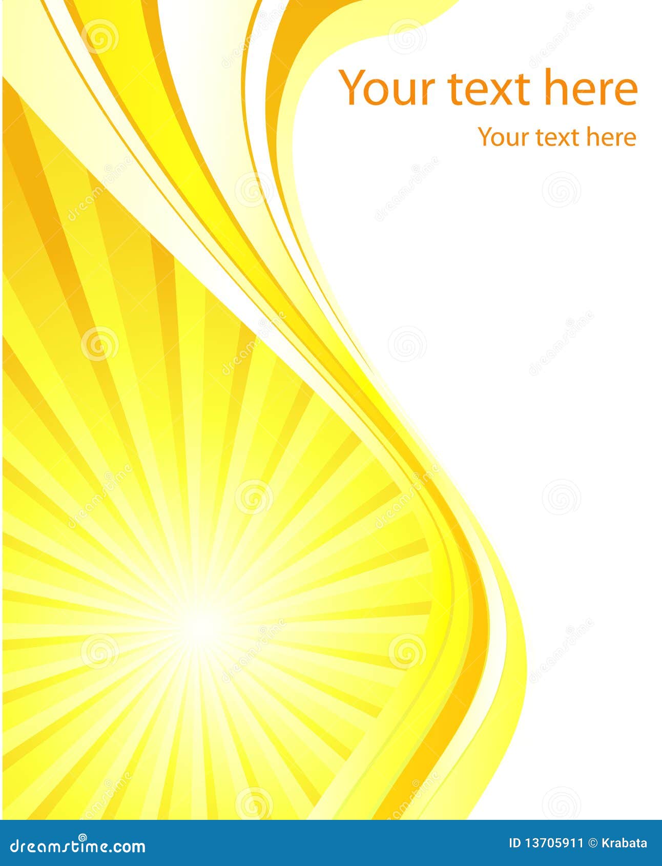 Stylized Sun Background Template Stock Vector - Illustration of ...