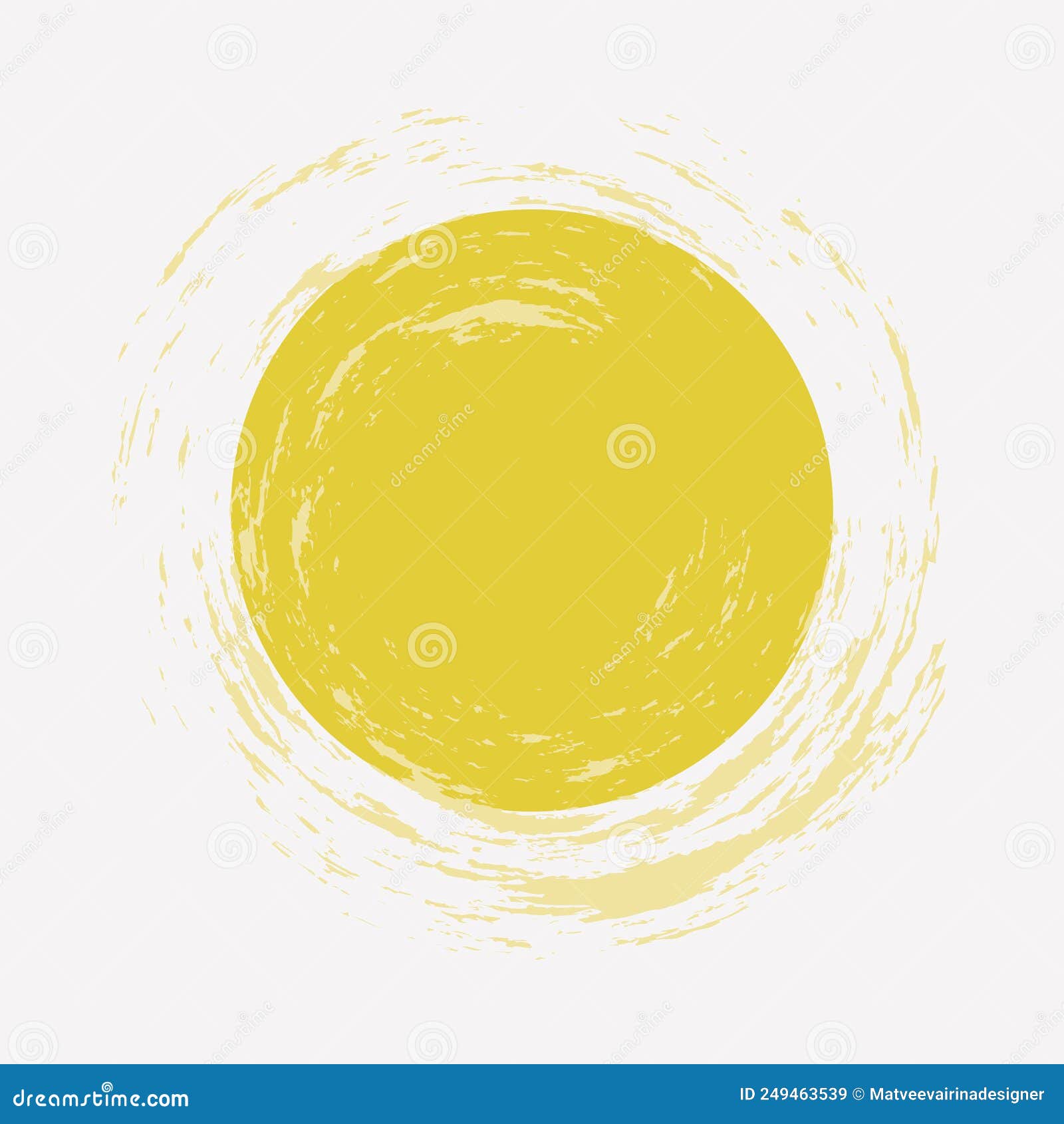 Stylized Sun, Circle, Texture for Your Designs Stock Illustration ...
