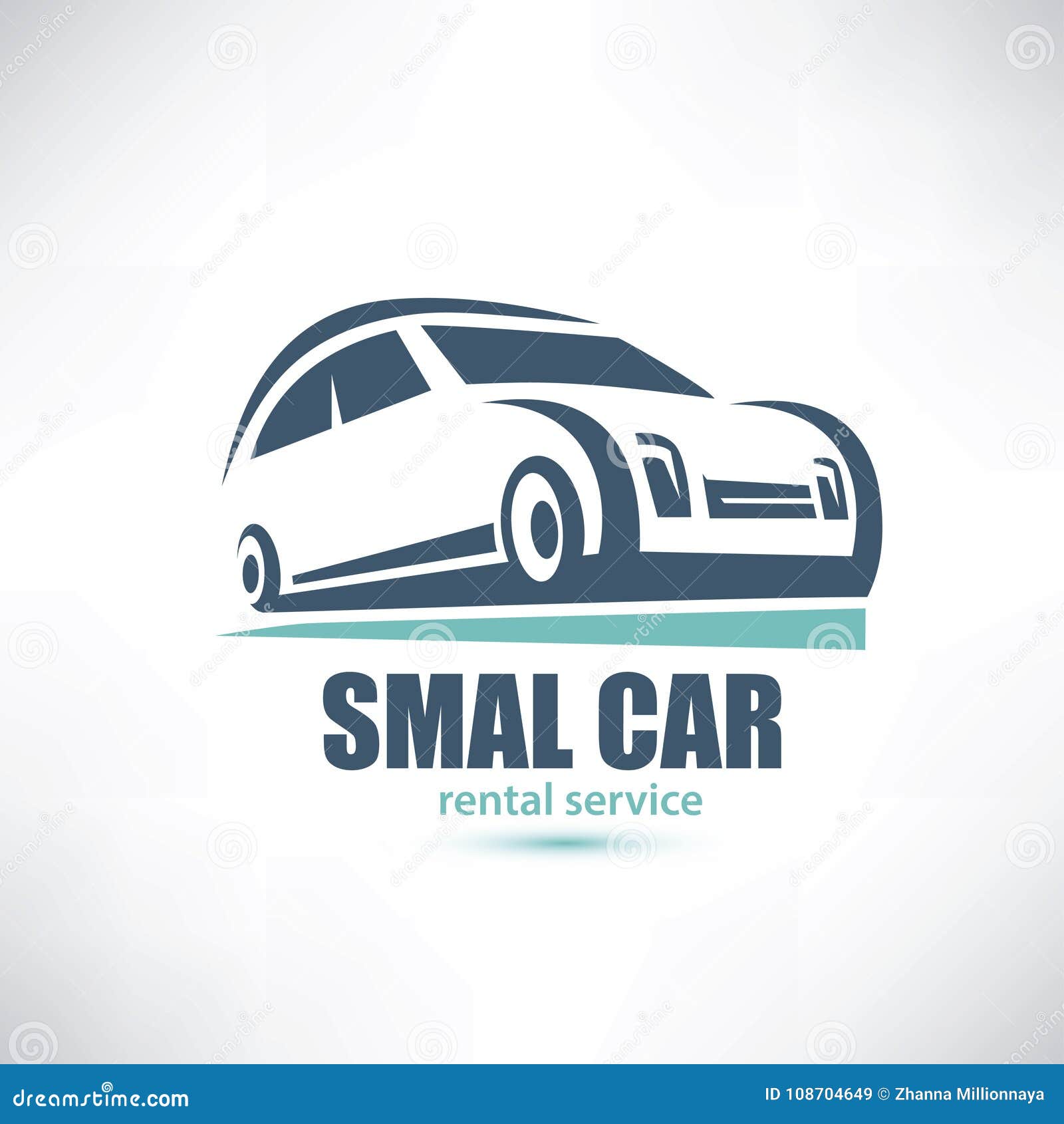 Stylized Symbol of Midget Car Stock Vector - Illustration of logo, cute ...