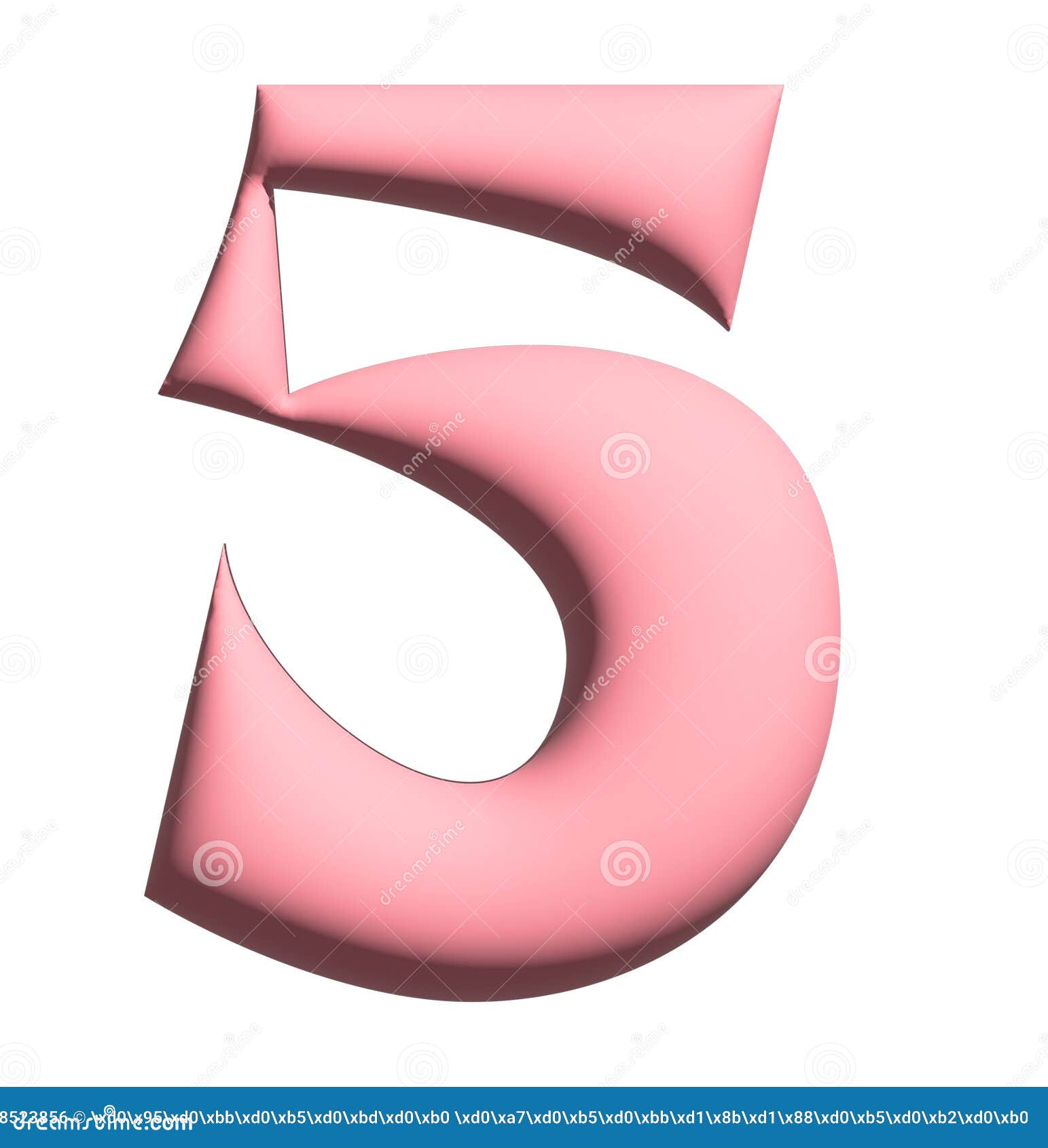Stylized Three-dimensional Pink Numbers from 0 To 9, Clipart Stock ... Stylized Three-dimensional Pink Numbers from 0 To 9, Clipart Stock ...