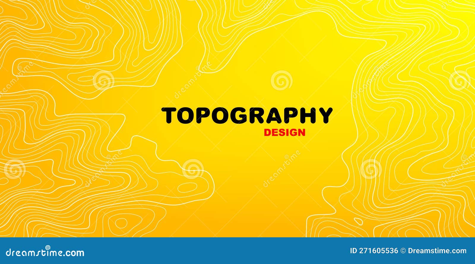 The Stylized Topographic Color Map Illustration Stock Vector ...