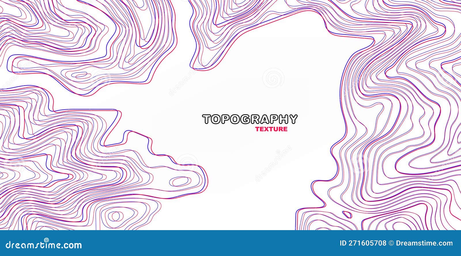 Stylized Topographic Map, Lines Background Illustration Stock Vector ...