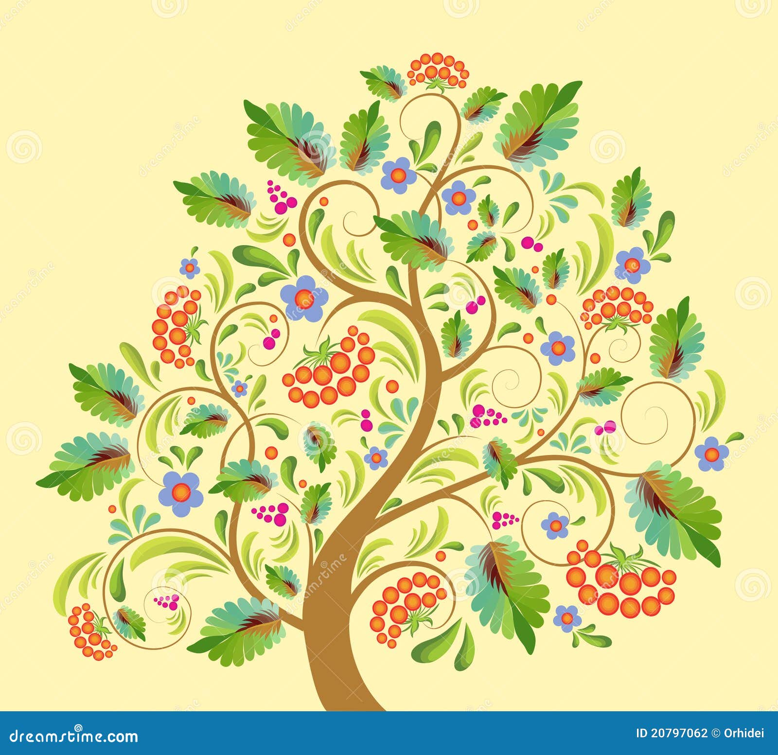 Rowanberry Fruits Stock Illustrations – 174 Rowanberry Fruits Stock ...