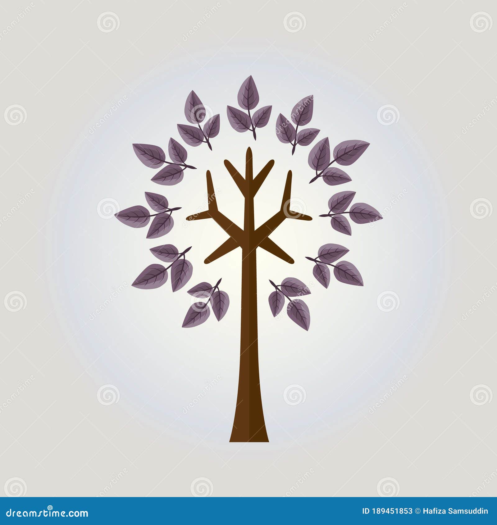 Stylized Tree. Vector Illustration Decorative Design Stock Vector ...
