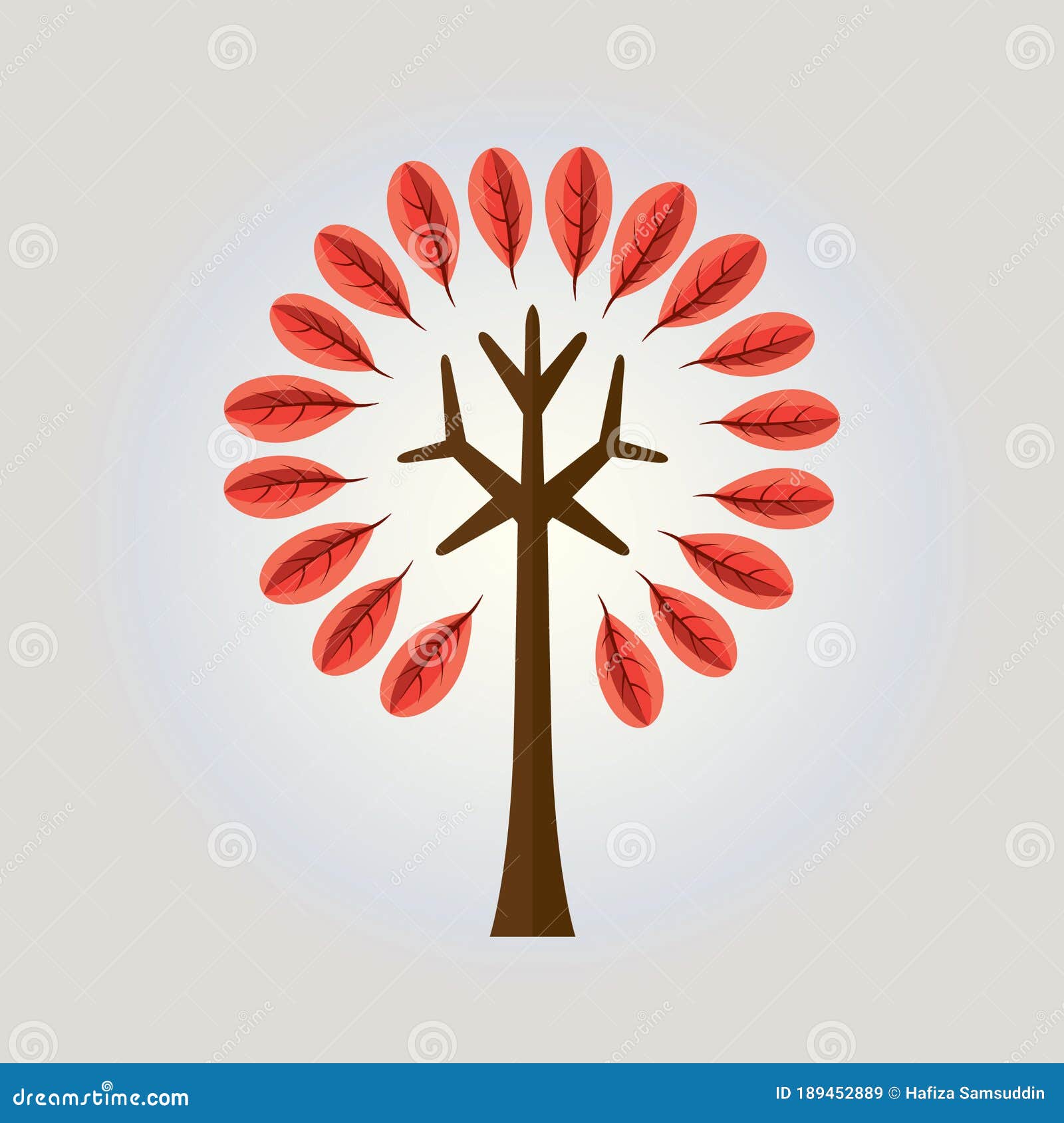Stylized Tree. Vector Illustration Decorative Design Stock Vector ...