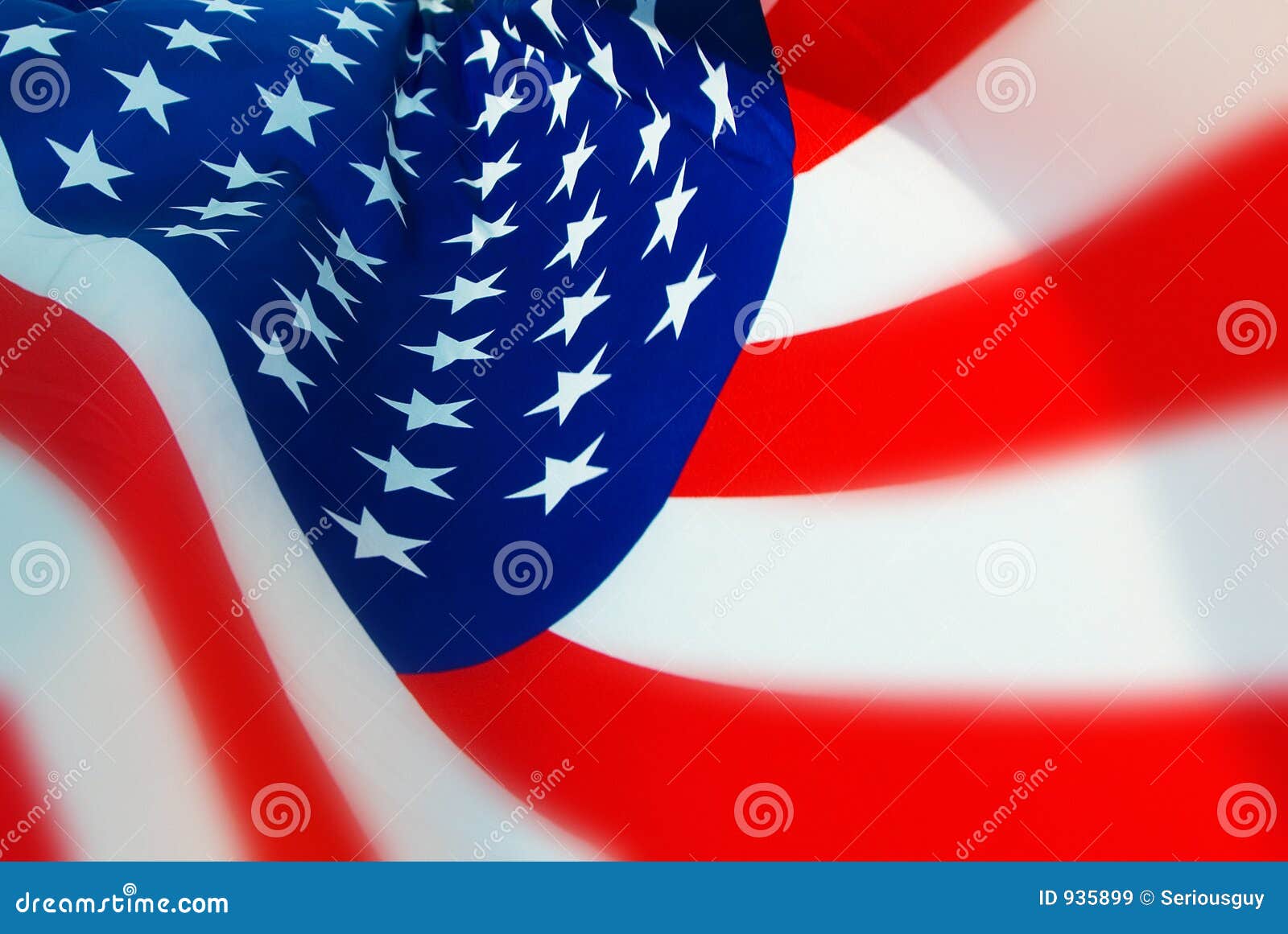 Stylized USA Flag with Limited DOF Stock Image - Image of freedom ...