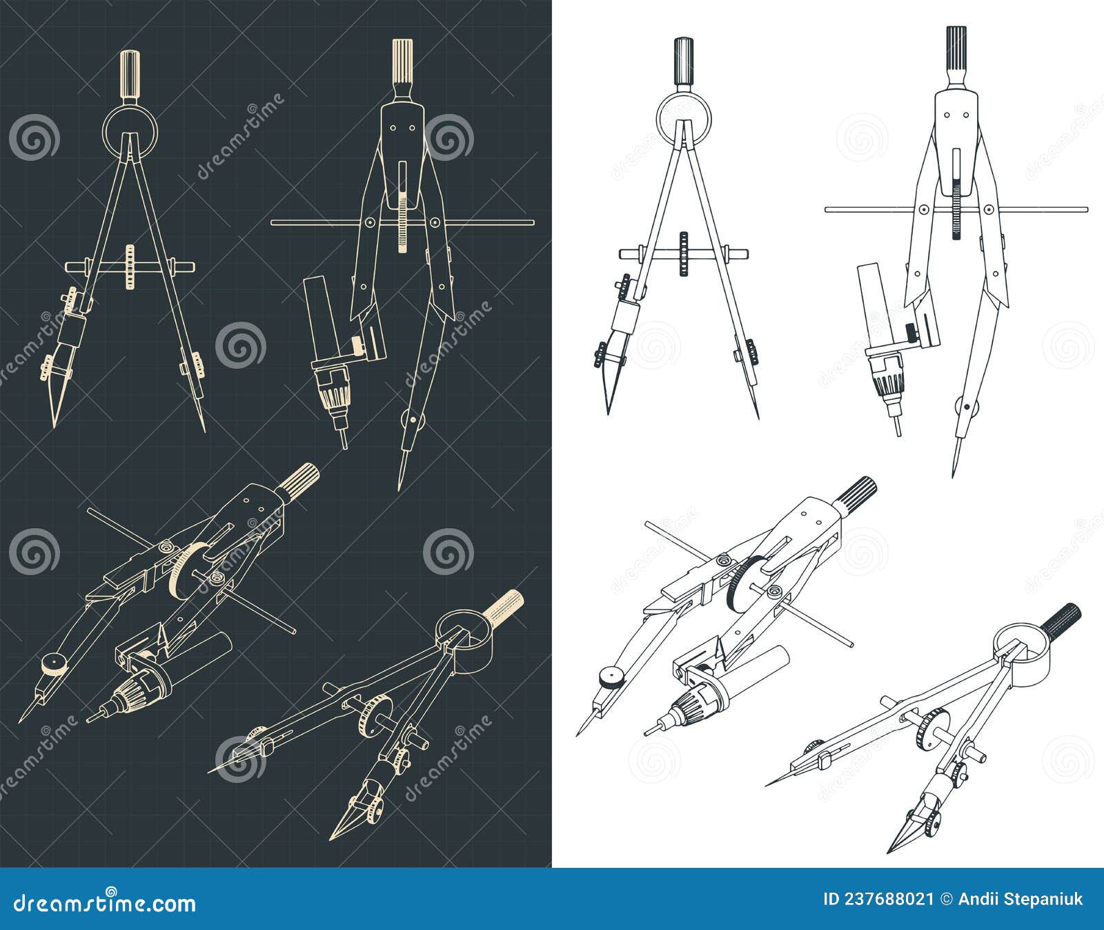 Blueprints For A New School Building, With Detailed Drawings And ...