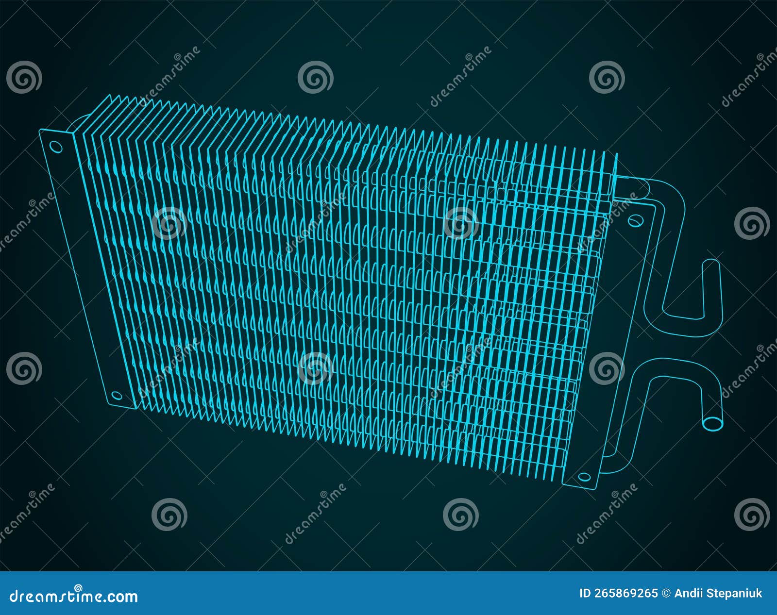 Heat Exchanger Illustrations Stock Vector - Illustration of isometric ...