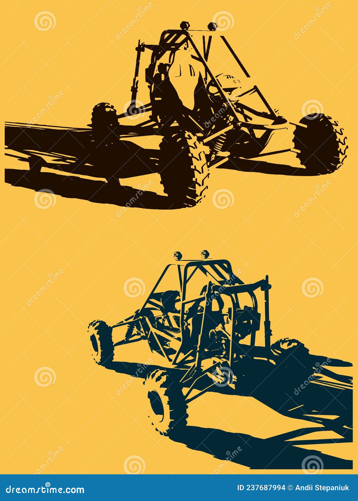 Buggy templates stock vector. Illustration of auto, transport - 237687994
