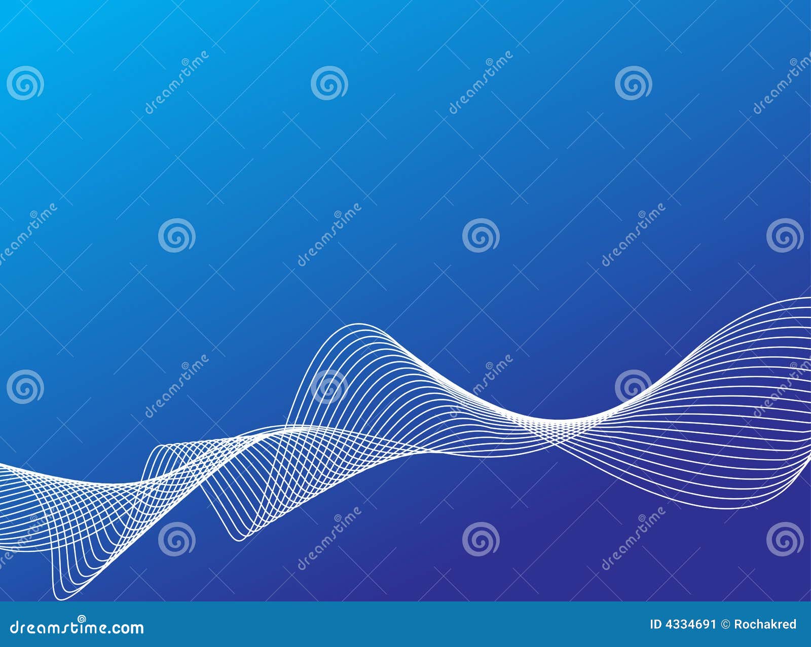 Stylized waves background stock vector. Illustration of abstract - 4334691