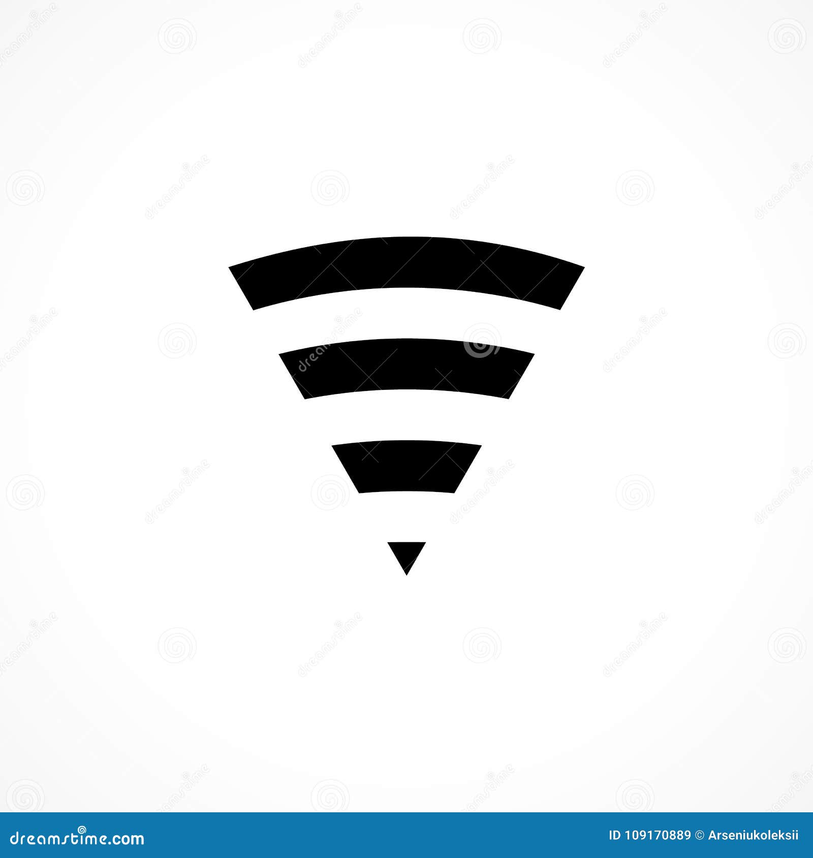 Stylized Wifi Connection Sign Stock Vector - Illustration of ieee ...