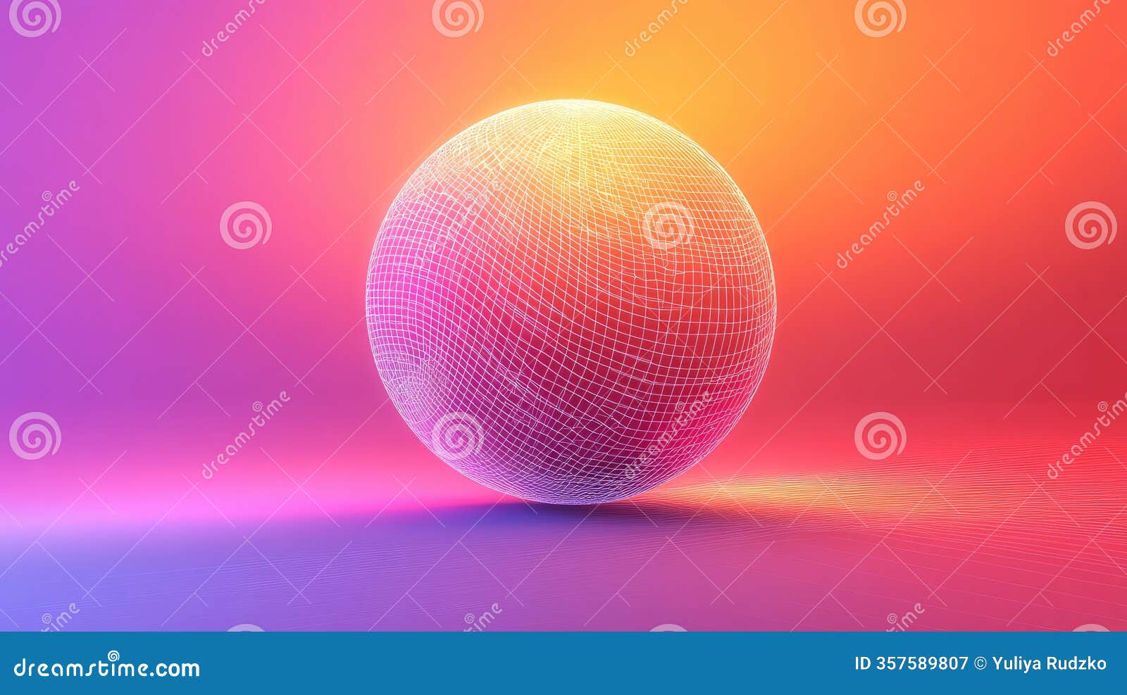 Stylized Wireframe Globe Design with a Modern Aesthetic Against a ...
