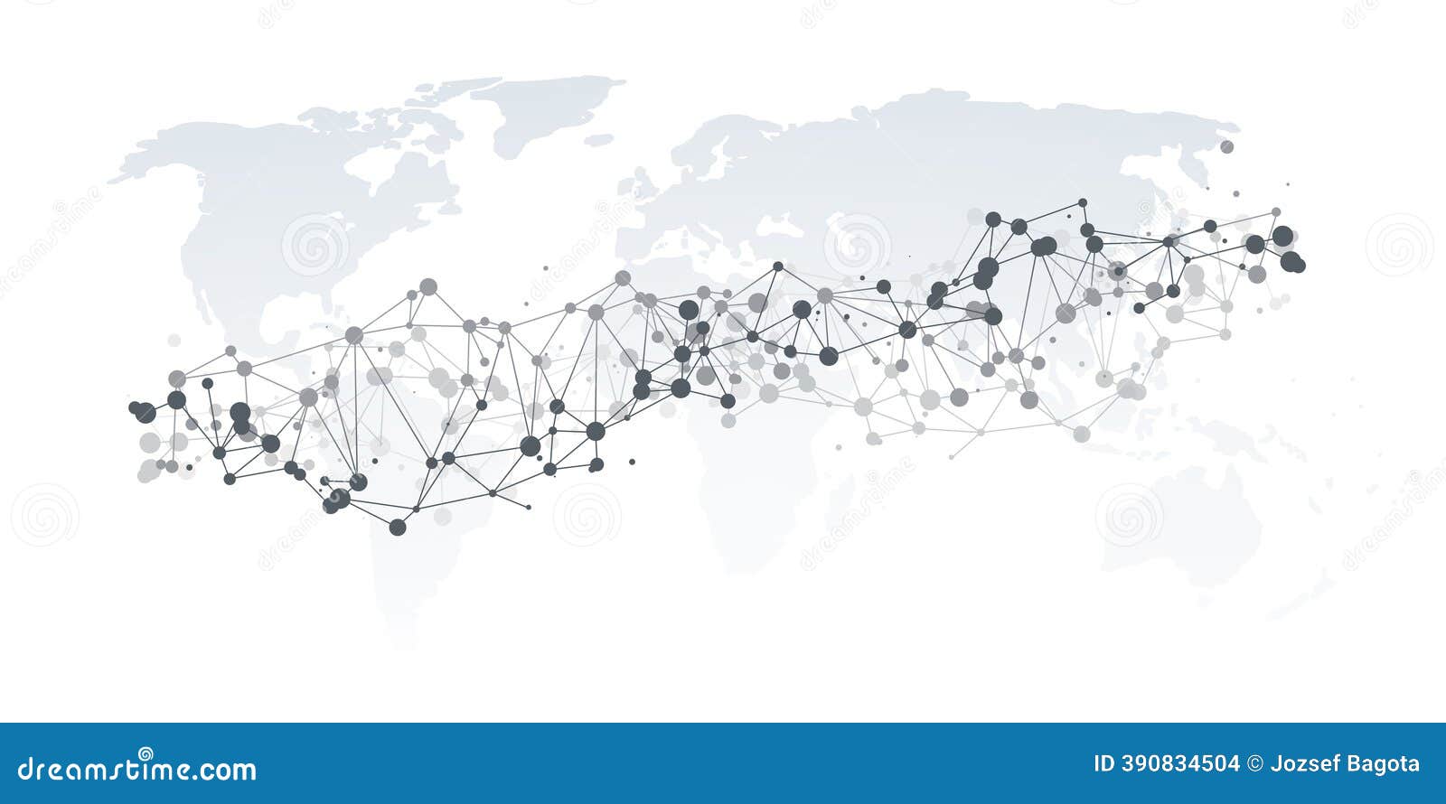 Stylized World Map Animating Data Overlays In Control Room, With Hex ...
