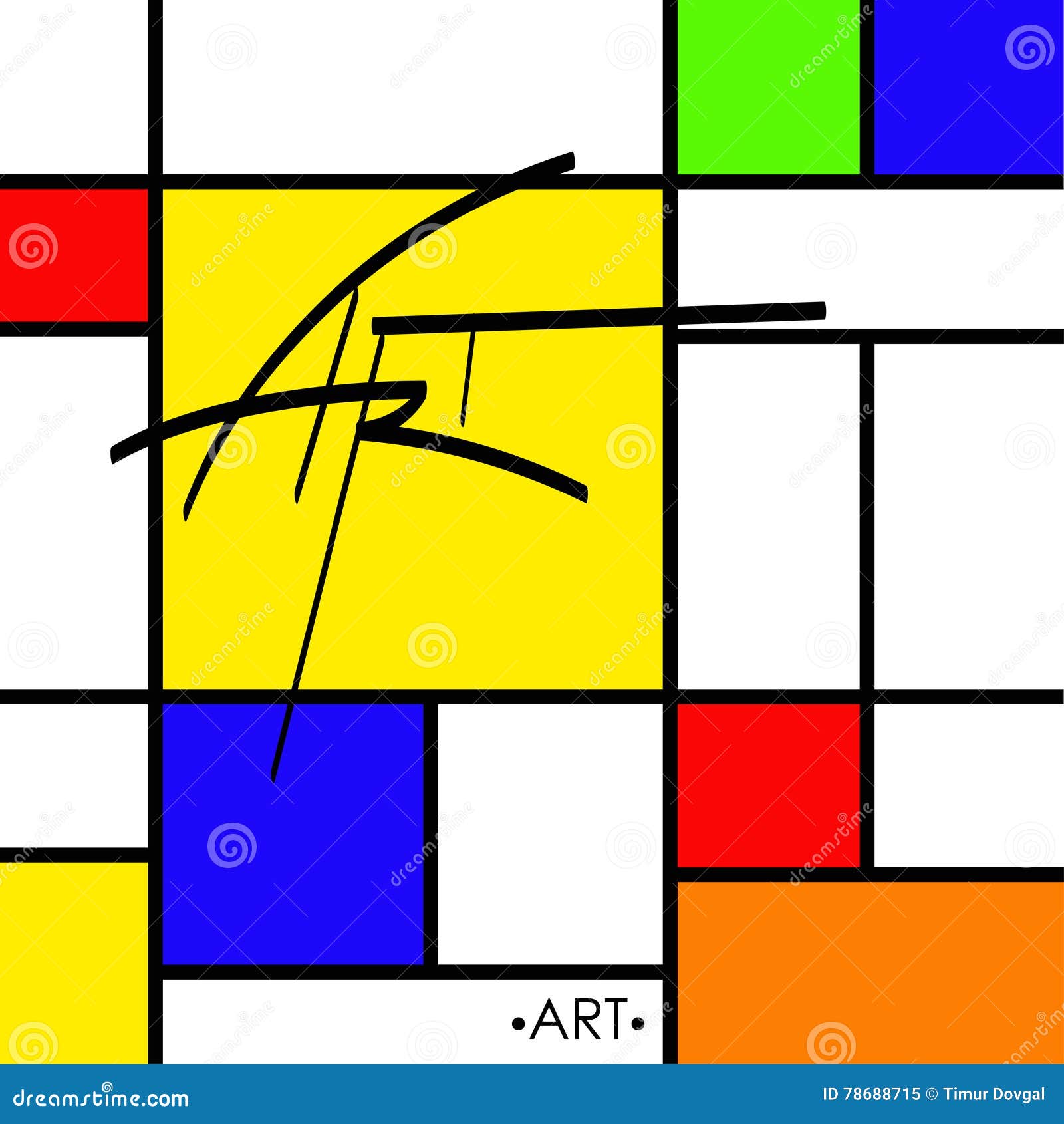 Stylized Written Word Art Lettering, Template Stock Vector ...