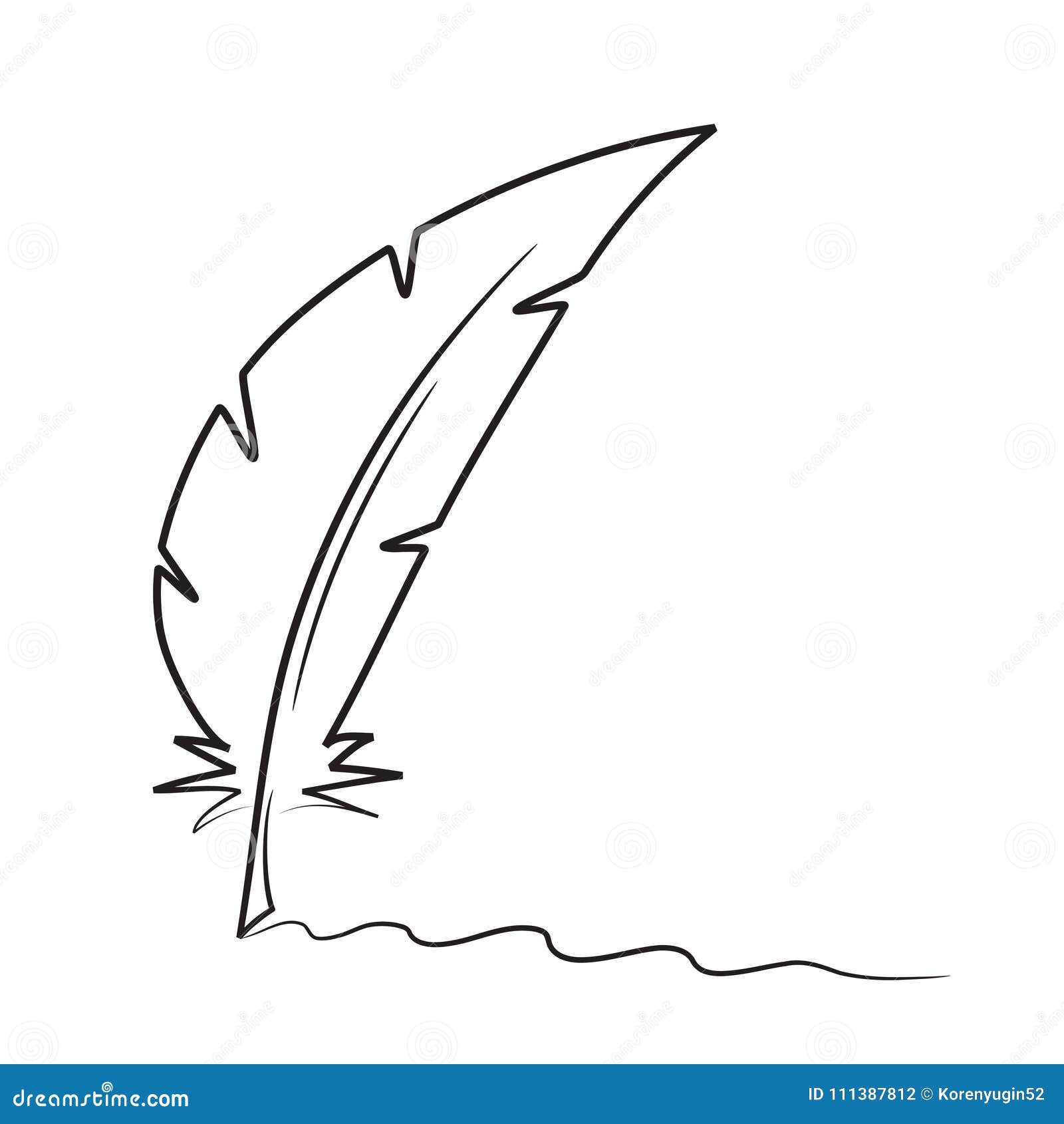 Stylo Logo Vector Illustration De Plume Illustration de Vecteur ...