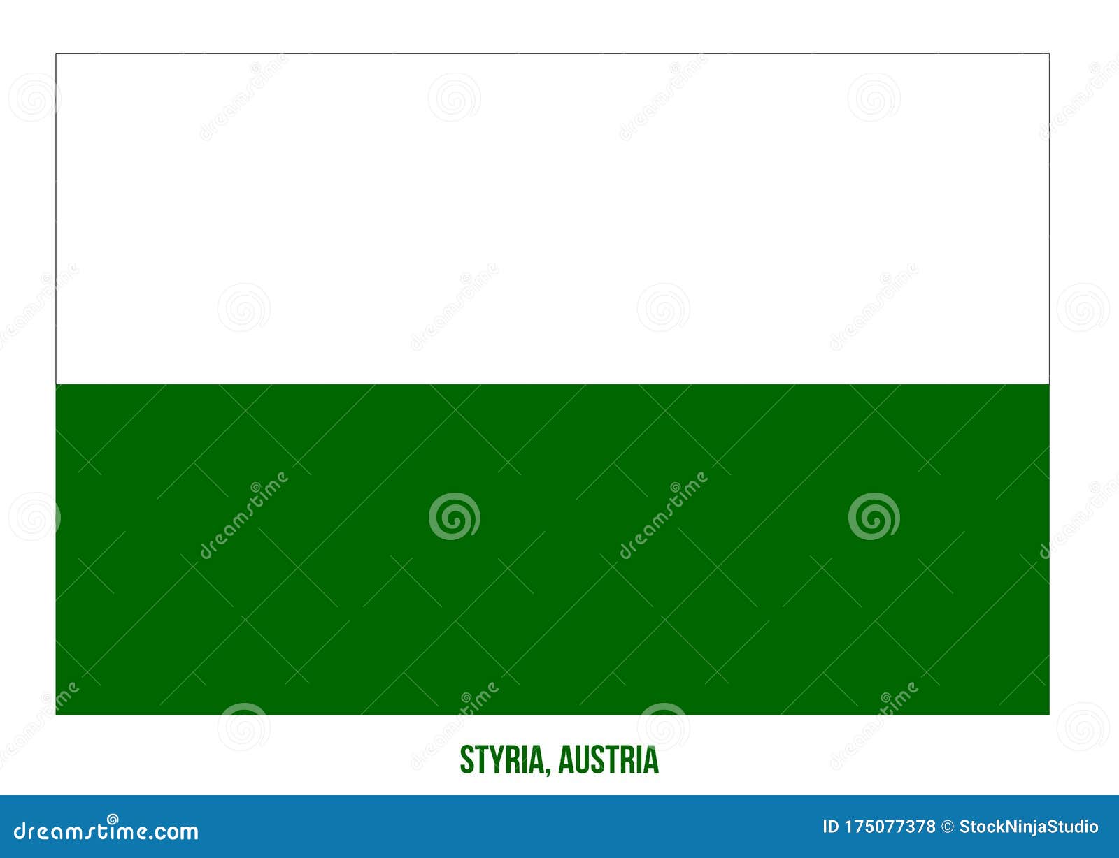 Styria Flag Waving Vector Illustration On White Background. States Flag ...