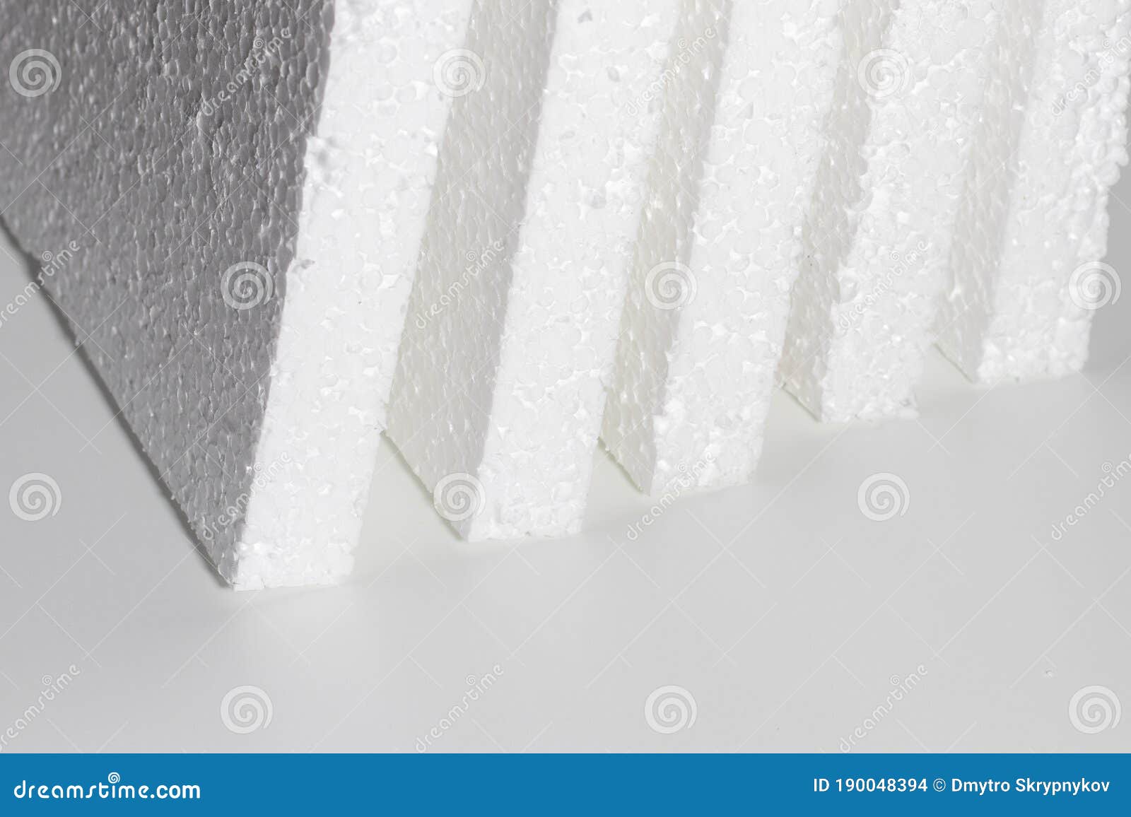 Styro-mousse. Feuilles De Fabrication D'usine Photo stock - Image du ...