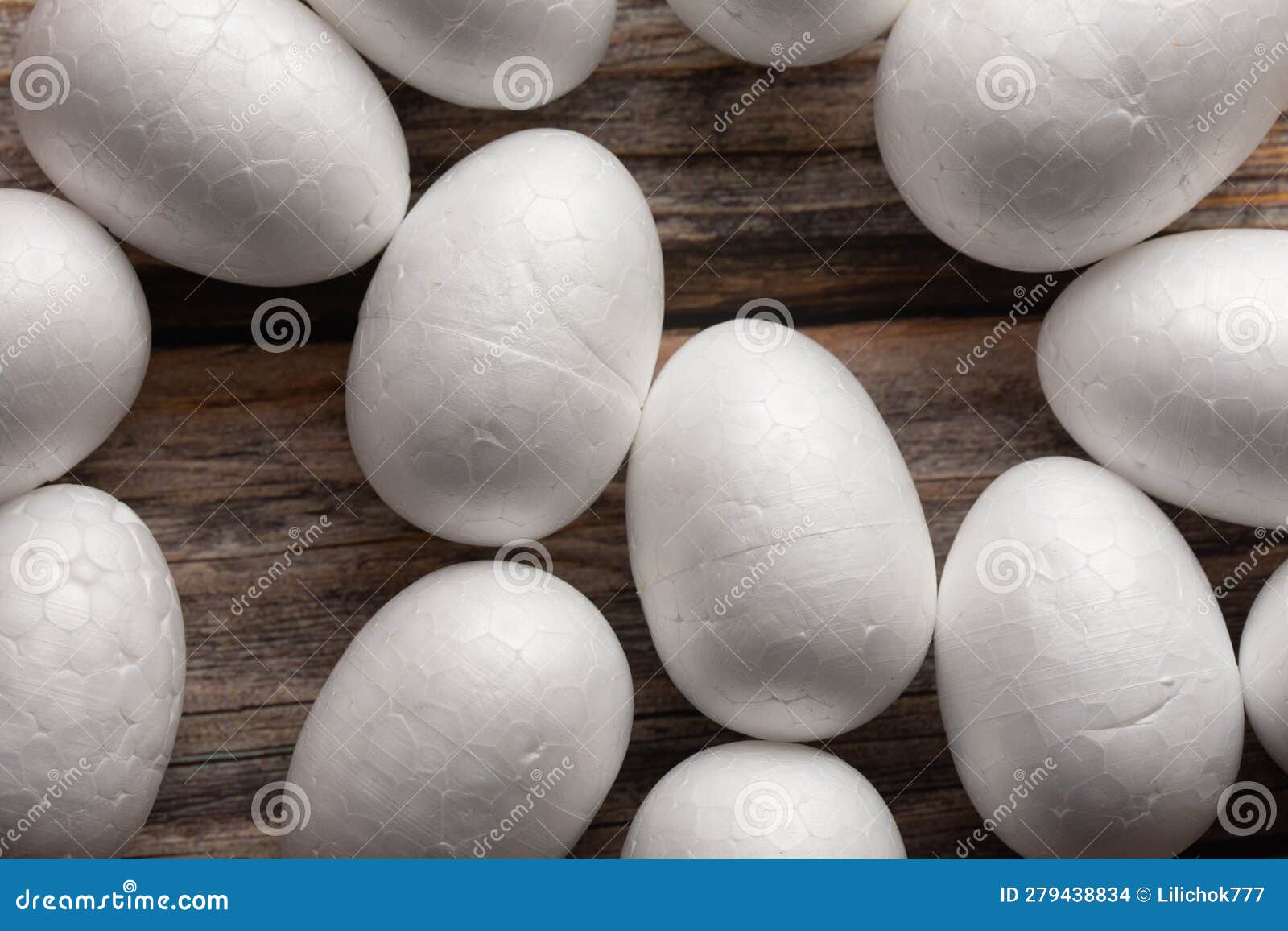 Styrofoam Balls Egg-shaped for Needlework and Crafts Stock Photo ...