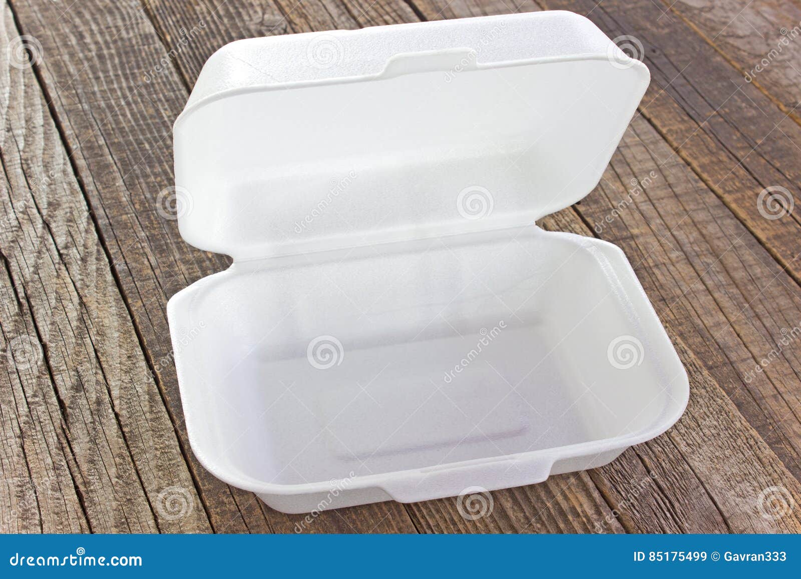 Styrofoam box for food stock image. Image of disposable - 85175499