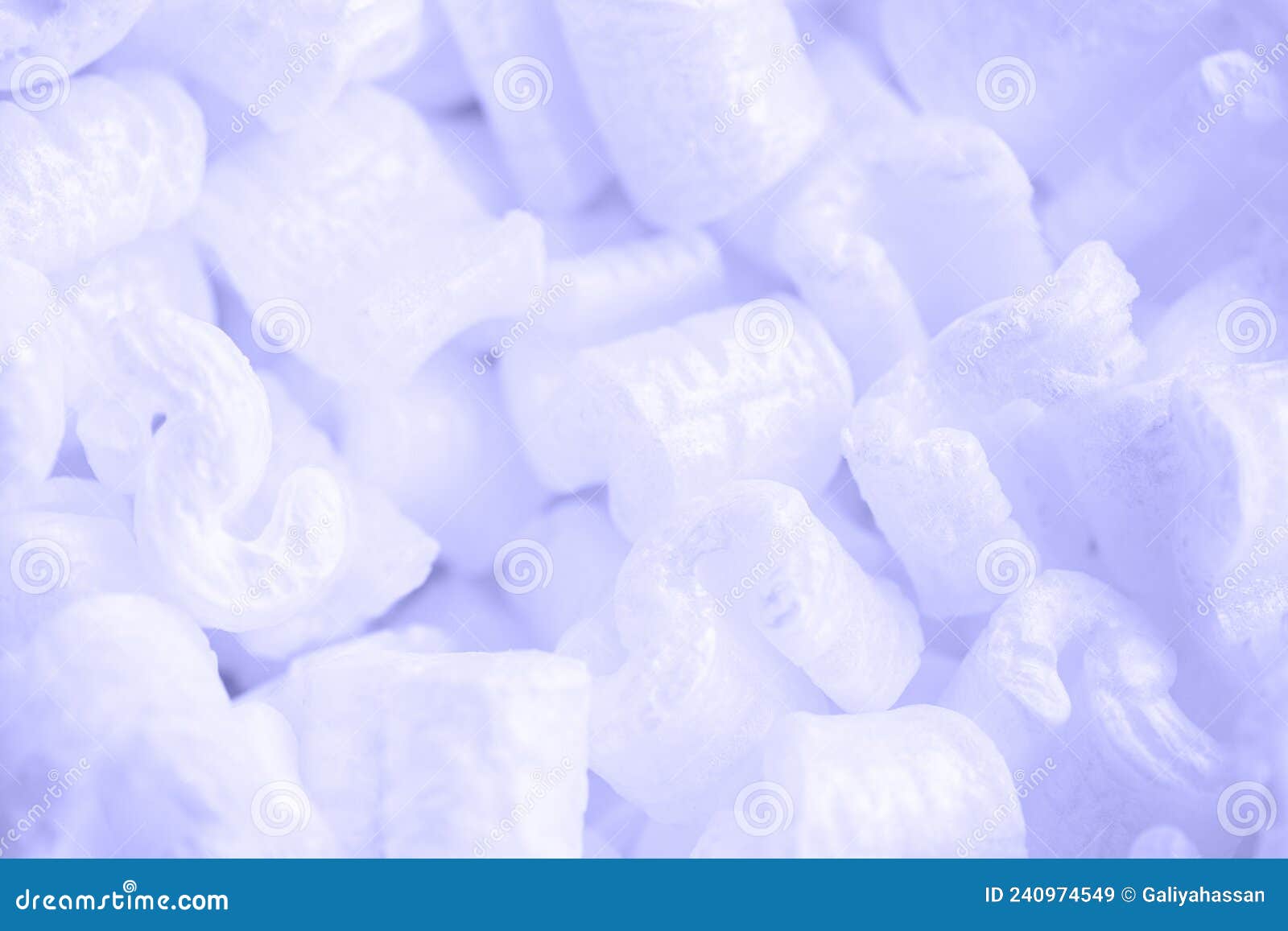 Styrofoam Filler Box Filler for Packaging Stock Image - Image of ...