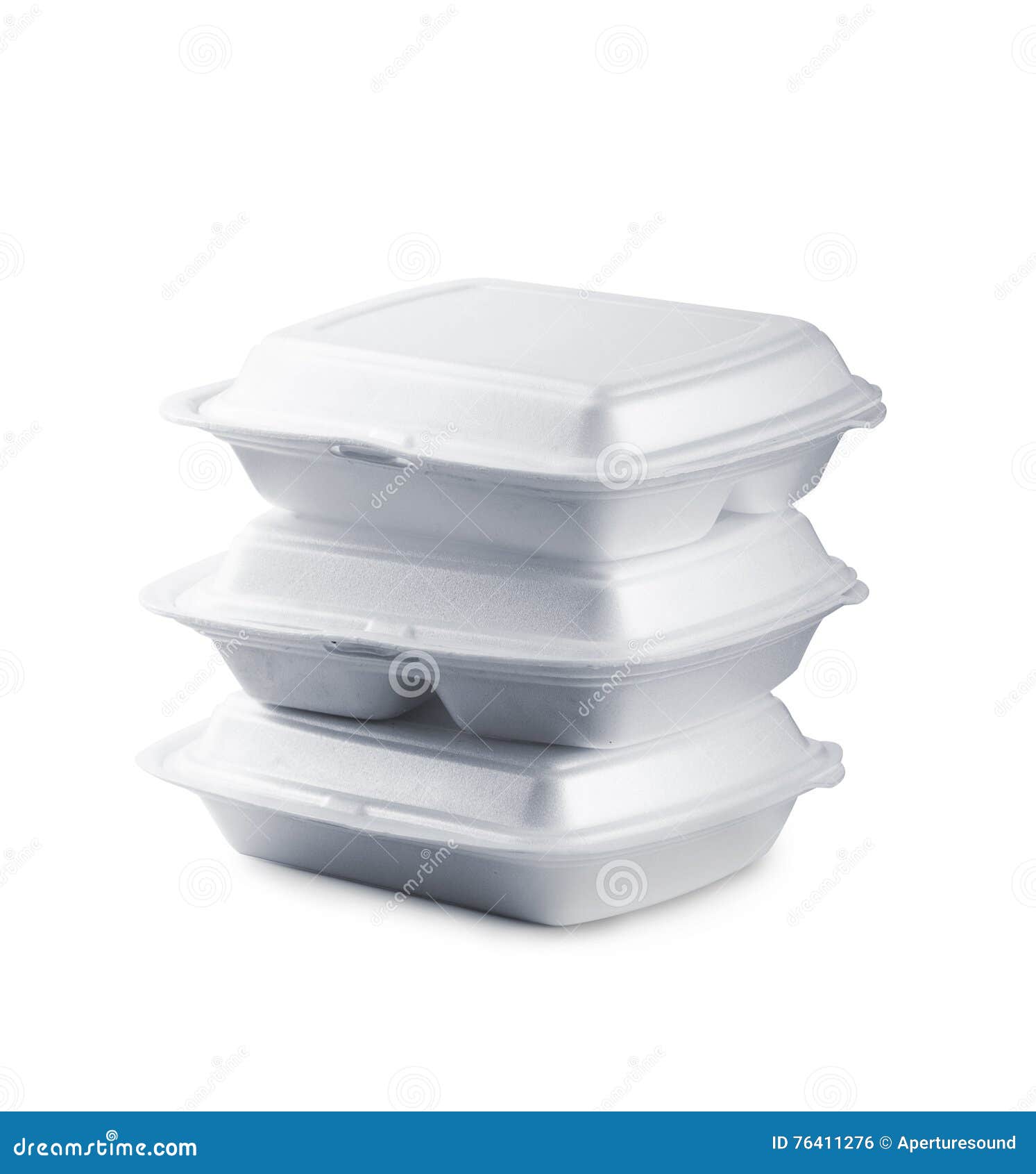 Styrofoam meal boxes stock photo. Image of background - 76411276